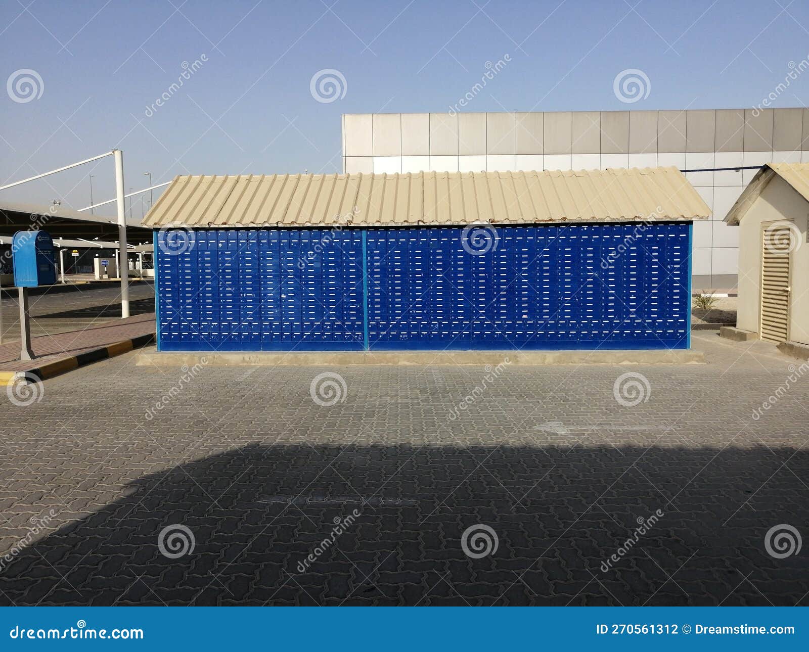 Personal Post Boxes by Emirates Post Stock Photo - Image of square ...