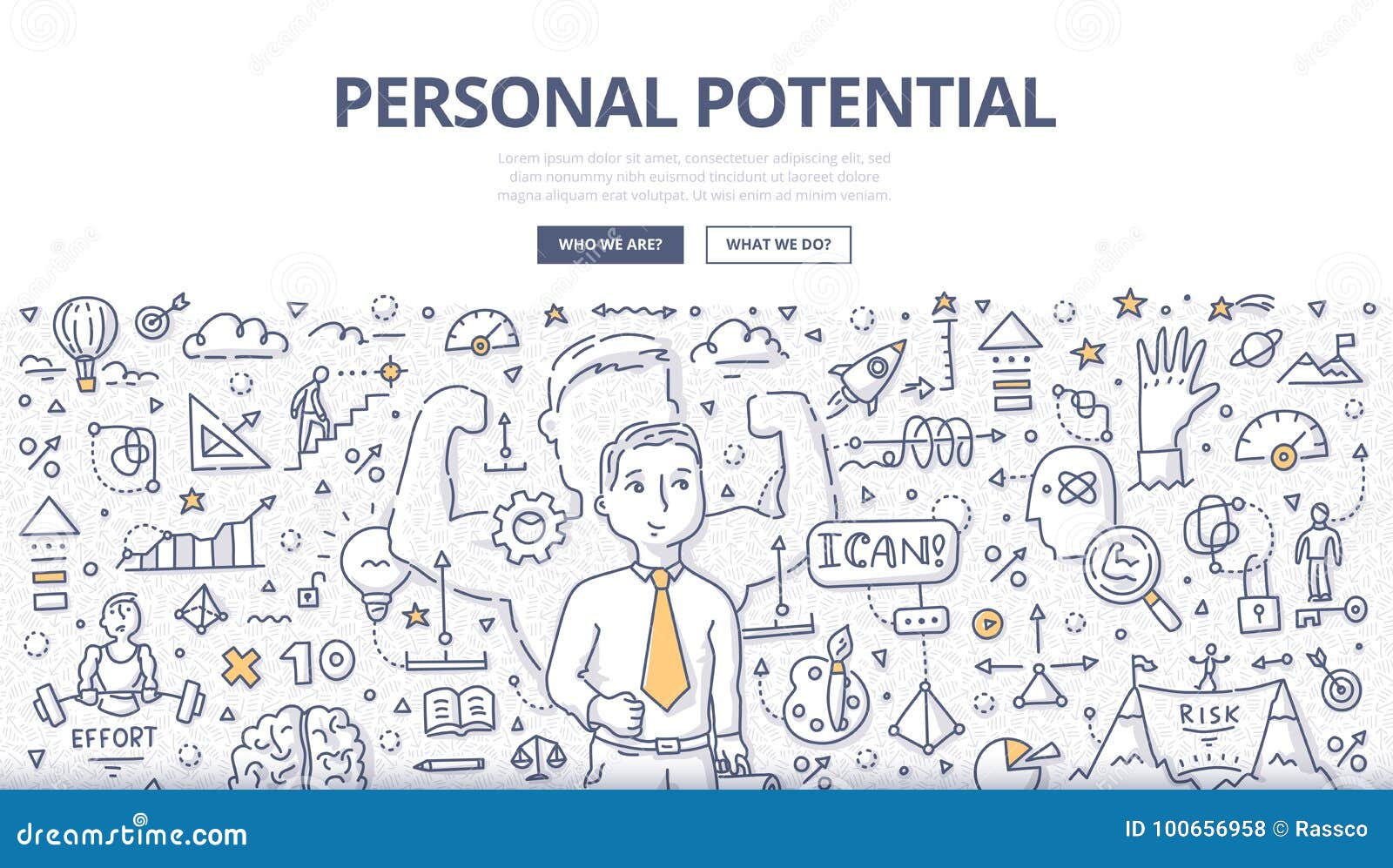 Cartoon Student Potential