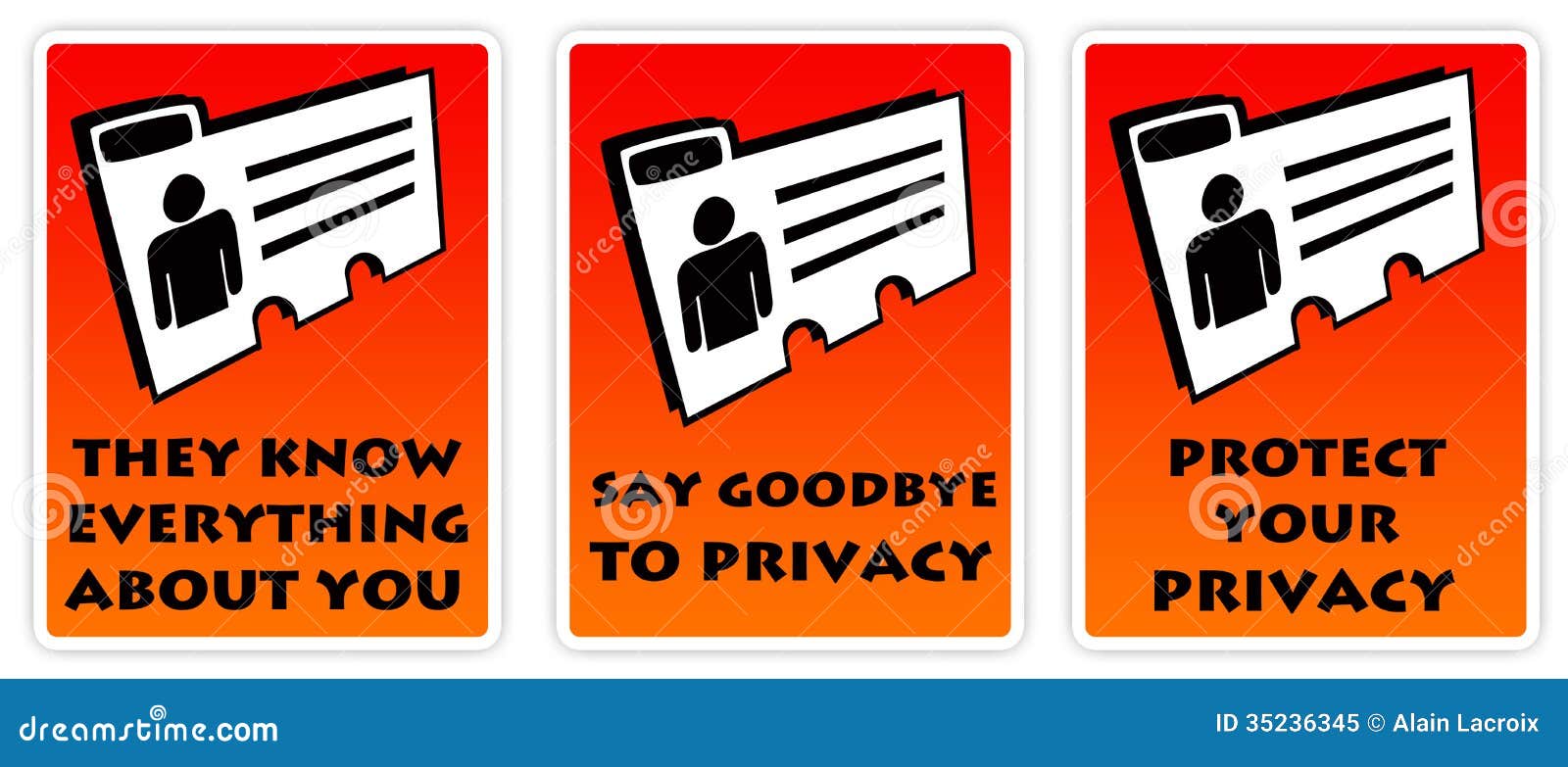 Personal privacy stock illustration. Illustration of person - 35236345