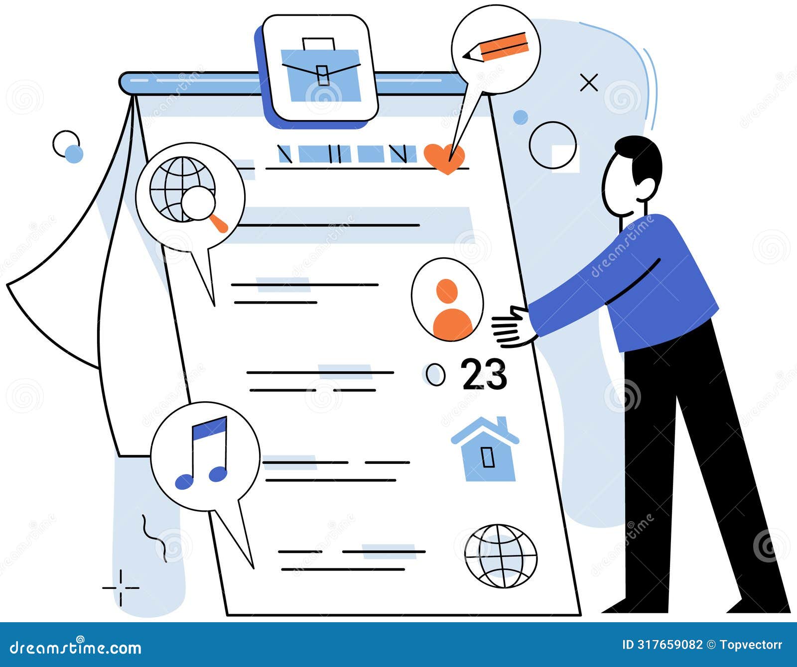 Personal Profile. Digital Connections Formed through Personal Profiles ...