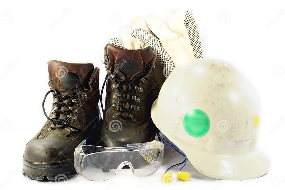 Personal protection. stock photo. Image of helmet, boots - 4349040