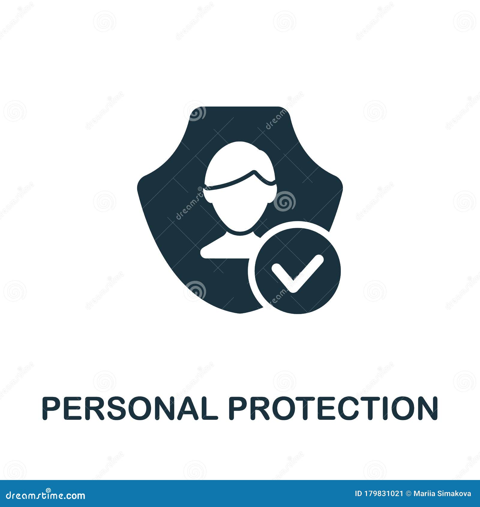 Personal Protection Icon. Simple Line Element Personal Protection ...