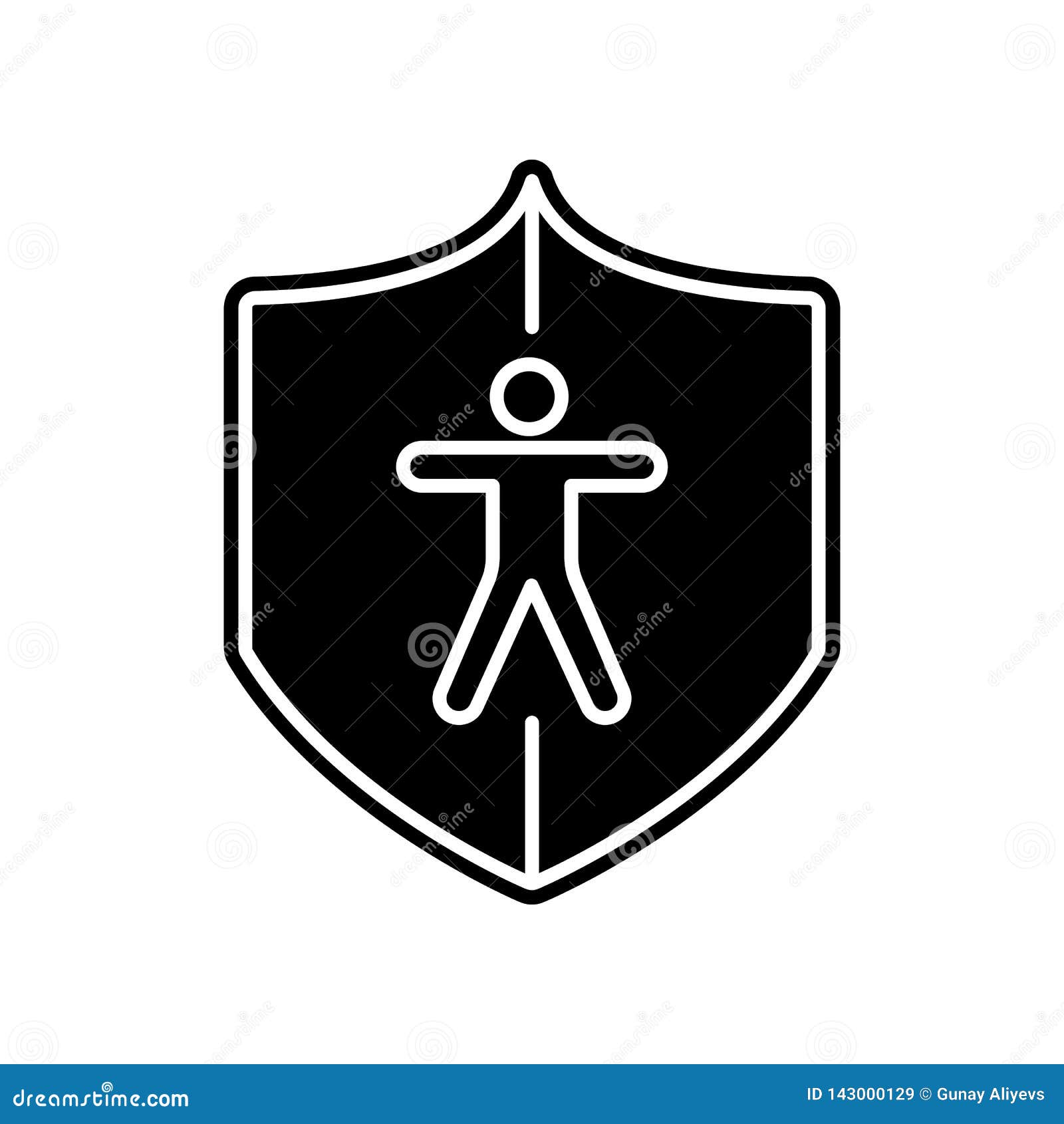 Personal, Protection, Shield Icon. Element of General Data Project for ...
