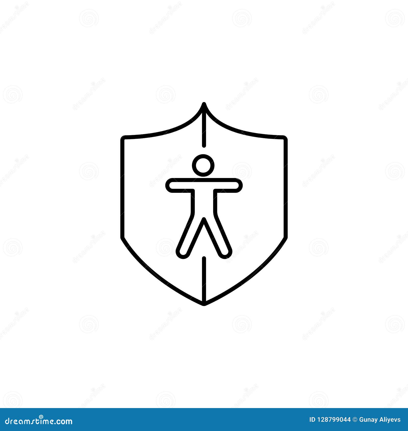 Personal, Protection, Shield Icon. Element of General Data Project Icon ...
