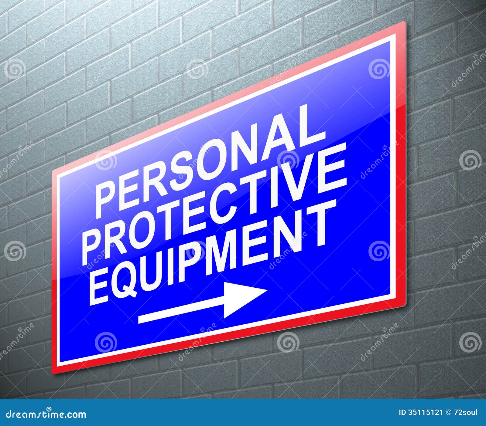 Personal Protective Equipment Concept. Stock Illustration ...