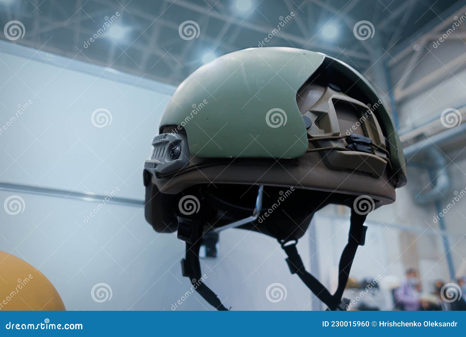 Personal Protective Equipment. Lightweight Ballistic Helmet Stock Photo ...