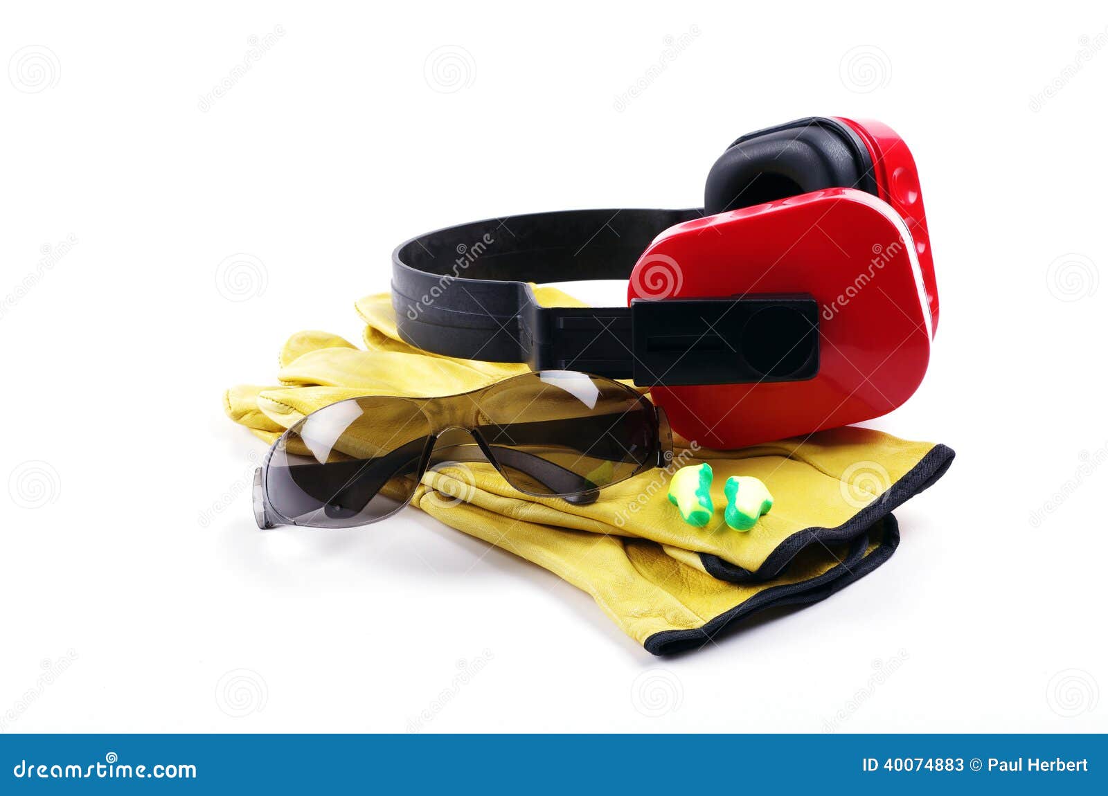 Personal Protective Work Items Stock Image - Image of gear, safeguard ...