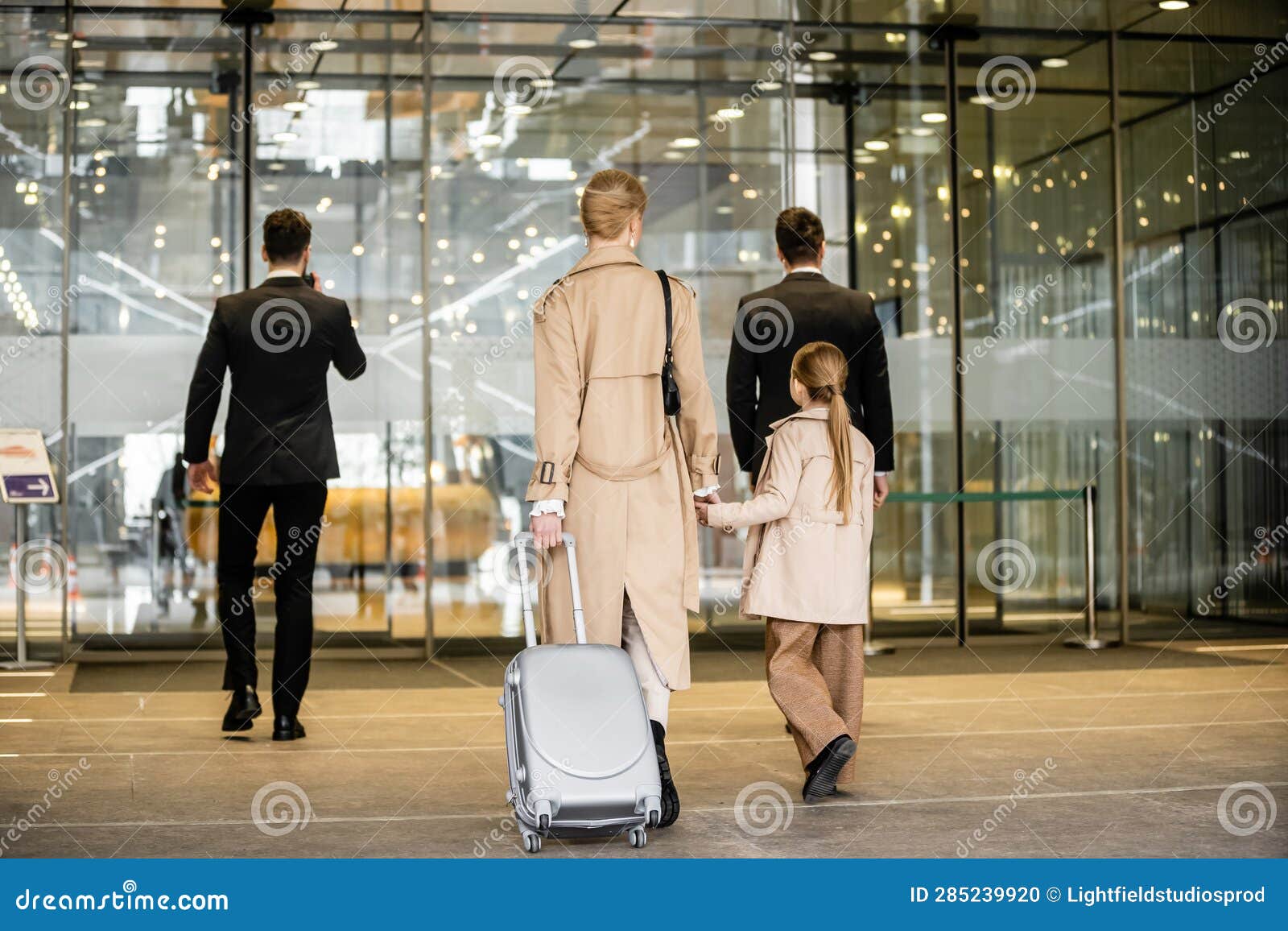 Personal Security, Two Bodyguards Walking Next Stock Photo - Image of ...