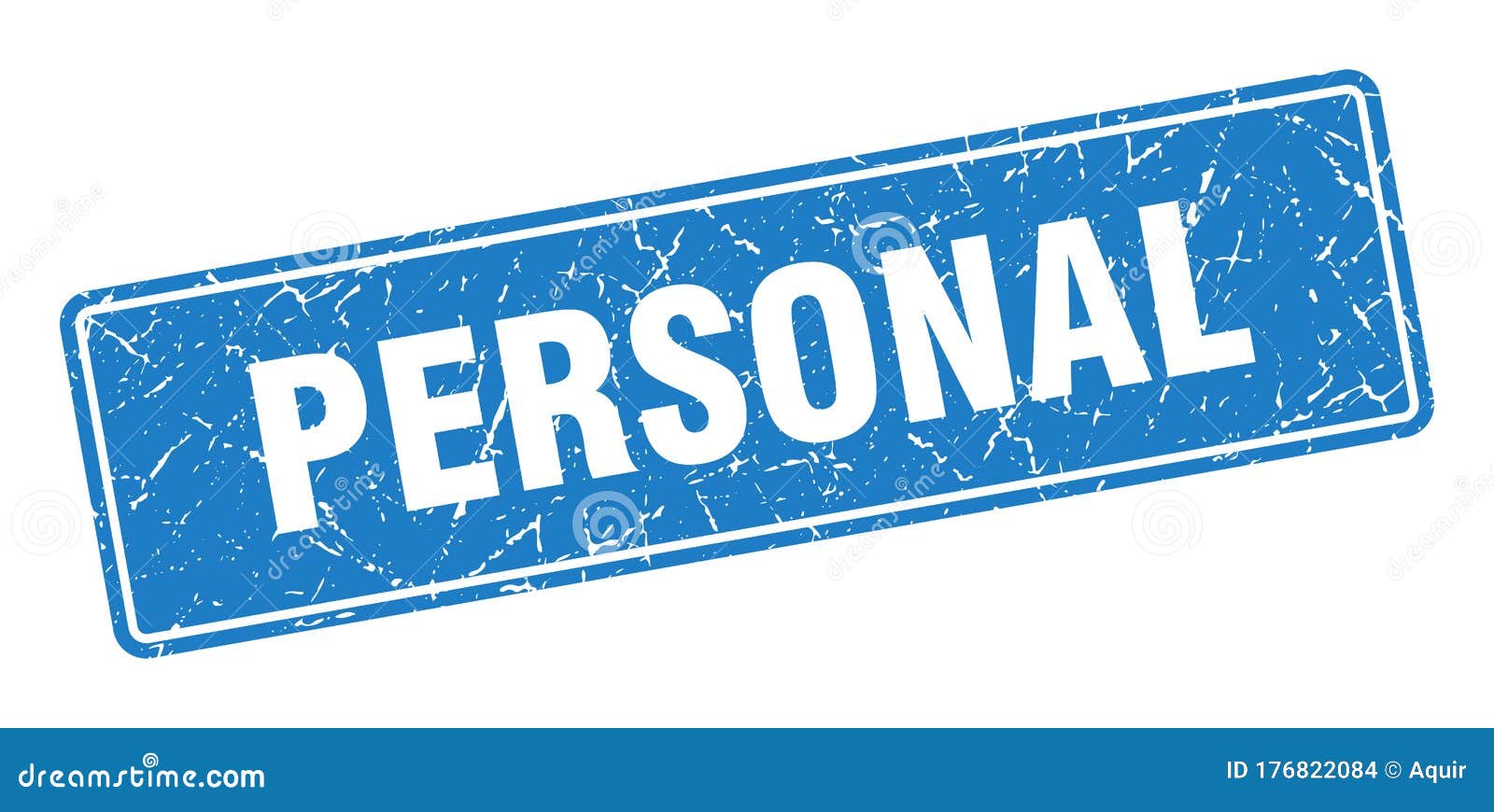 Personal Sign. Personal Grunge Stamp Stock Vector - Illustration of ...