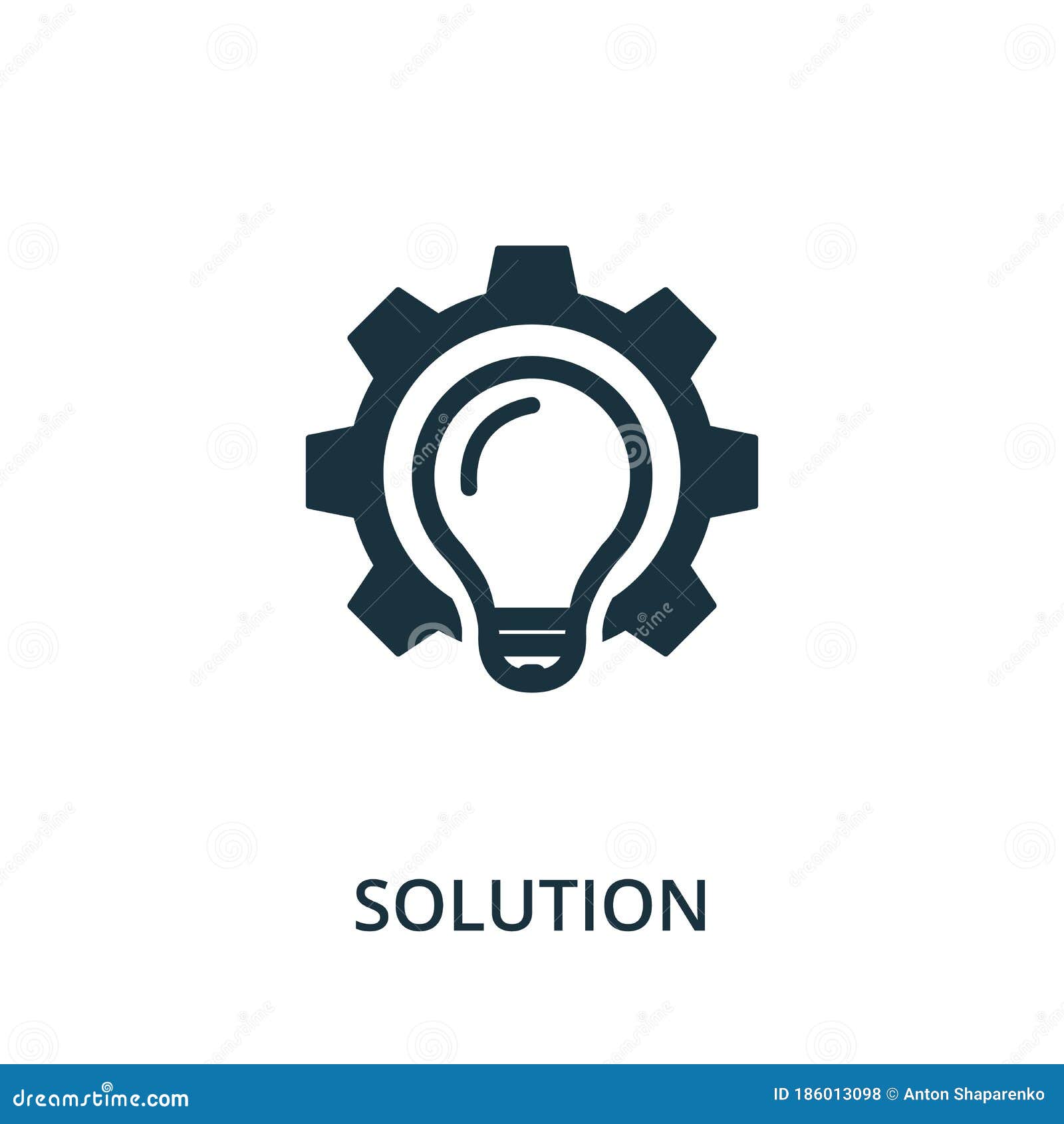 Personal Solution Icon. Monochrome Style Icon Design From Project ...