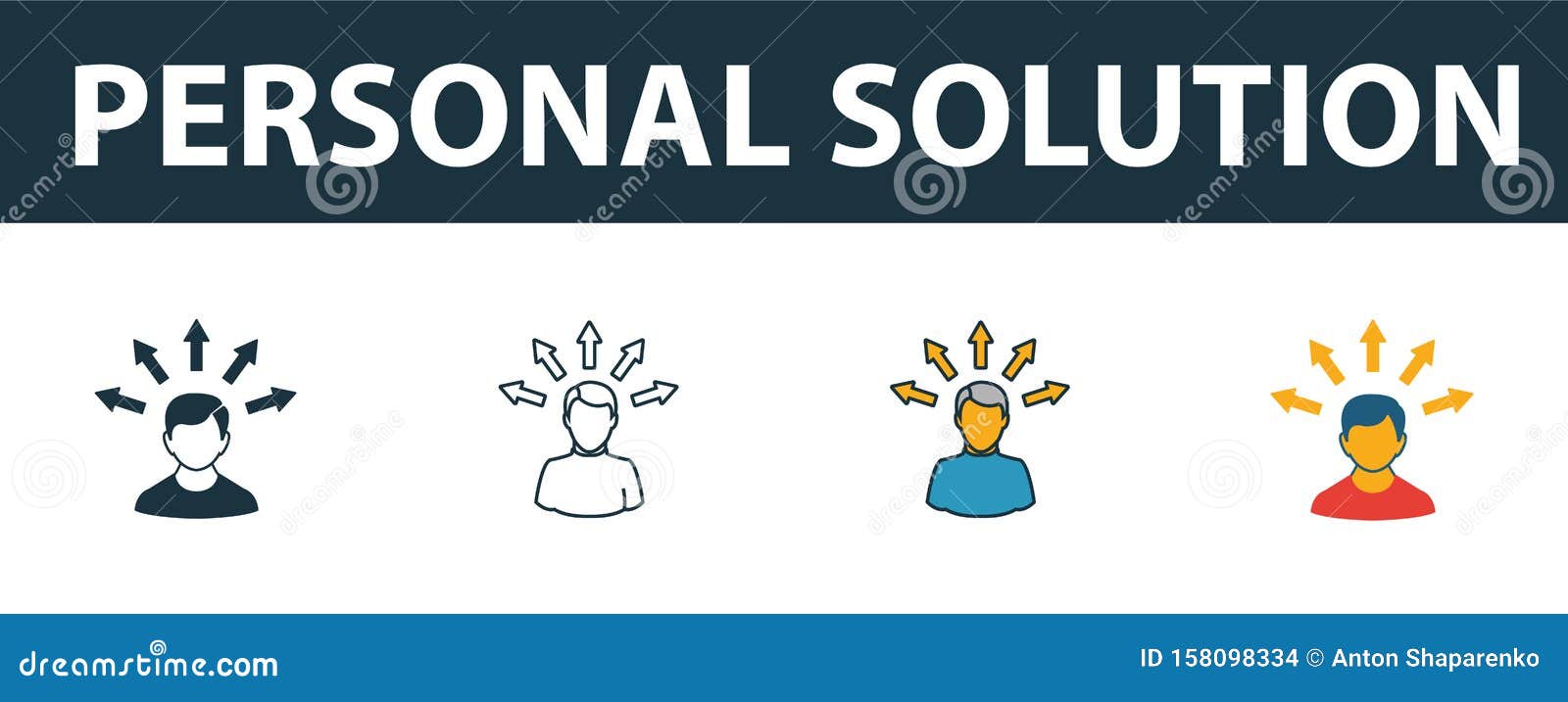 Personal Solution Icon. Monochrome Style Icon Design From Project ...