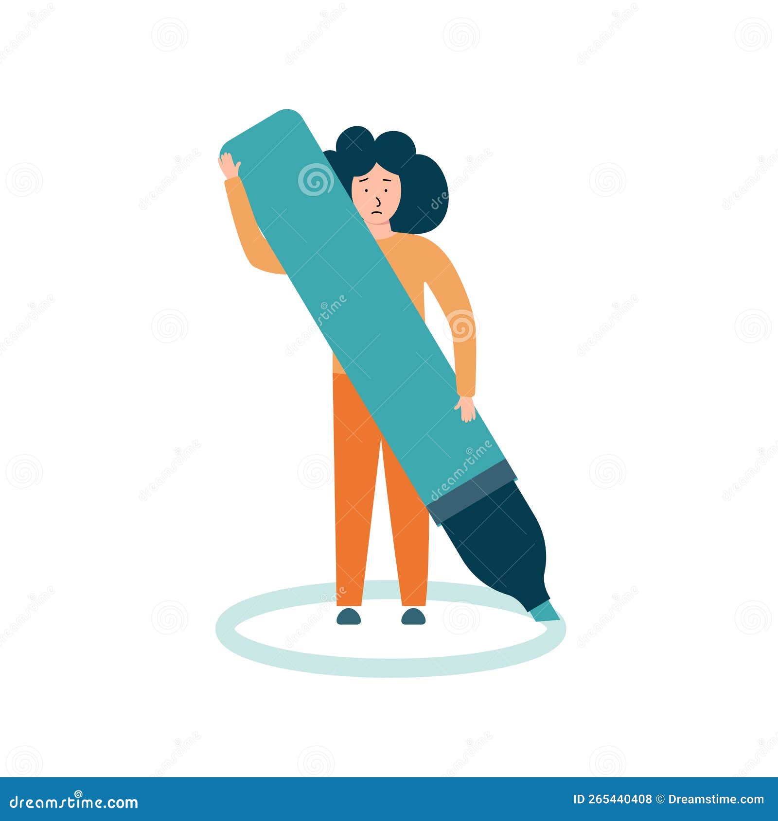 Personal Space Concept. Characters Setting, Protecting Personal ...