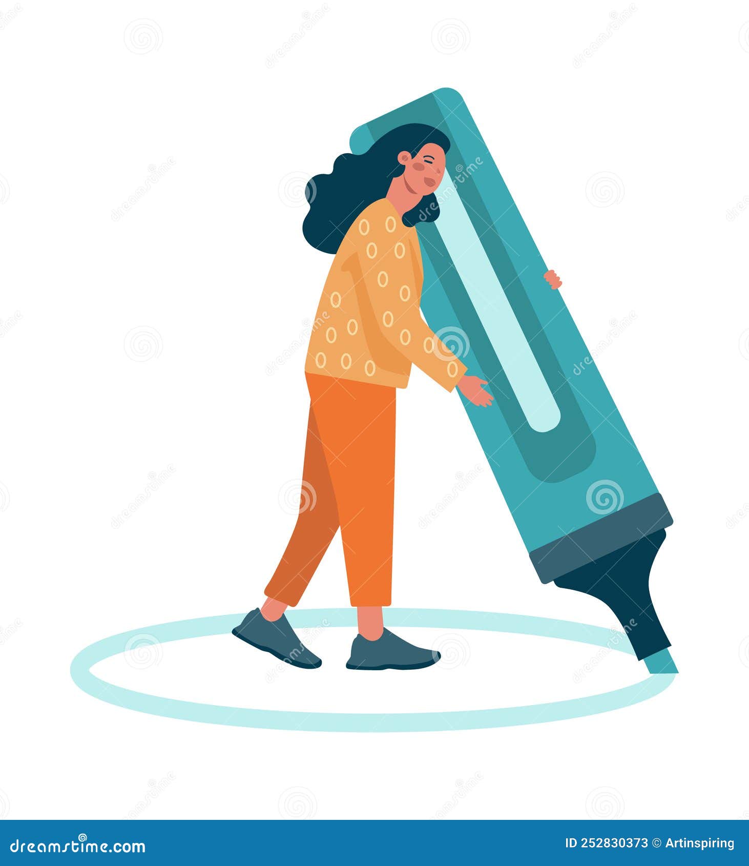 Personal Space Concept. Characters Setting, Protecting And Violating ...