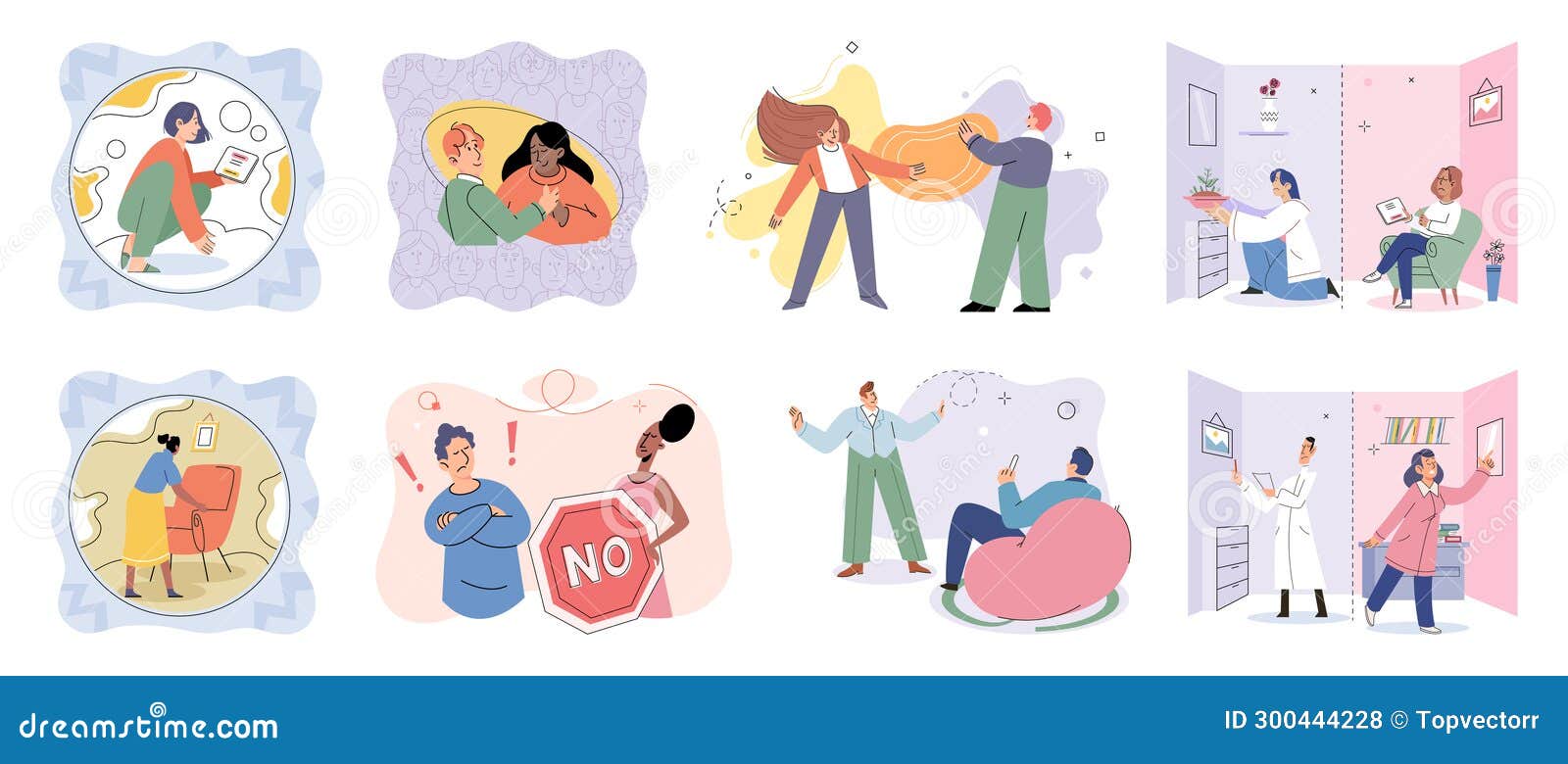 Disrespect For Private Life Vector | CartoonDealer.com #310454001