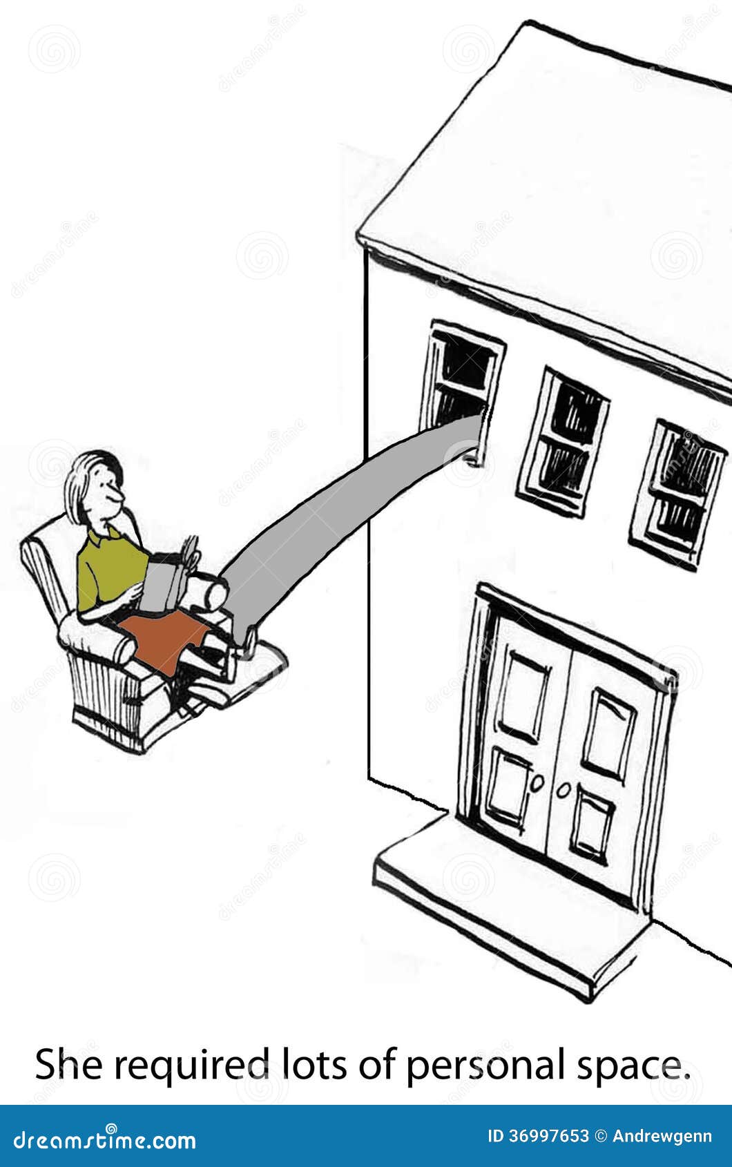 Personal Space Concept. Characters Setting, Protecting And Violating ...