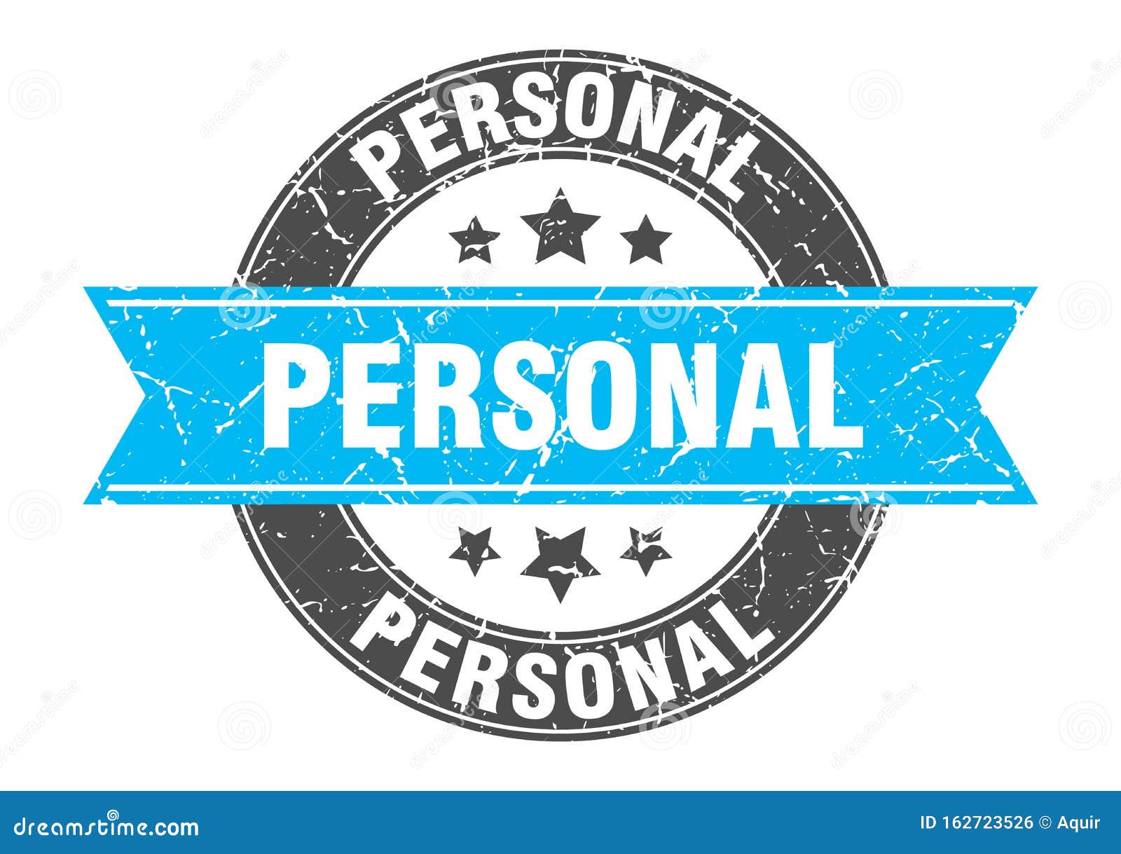 Personal stamp stock vector. Illustration of grunge - 162723526