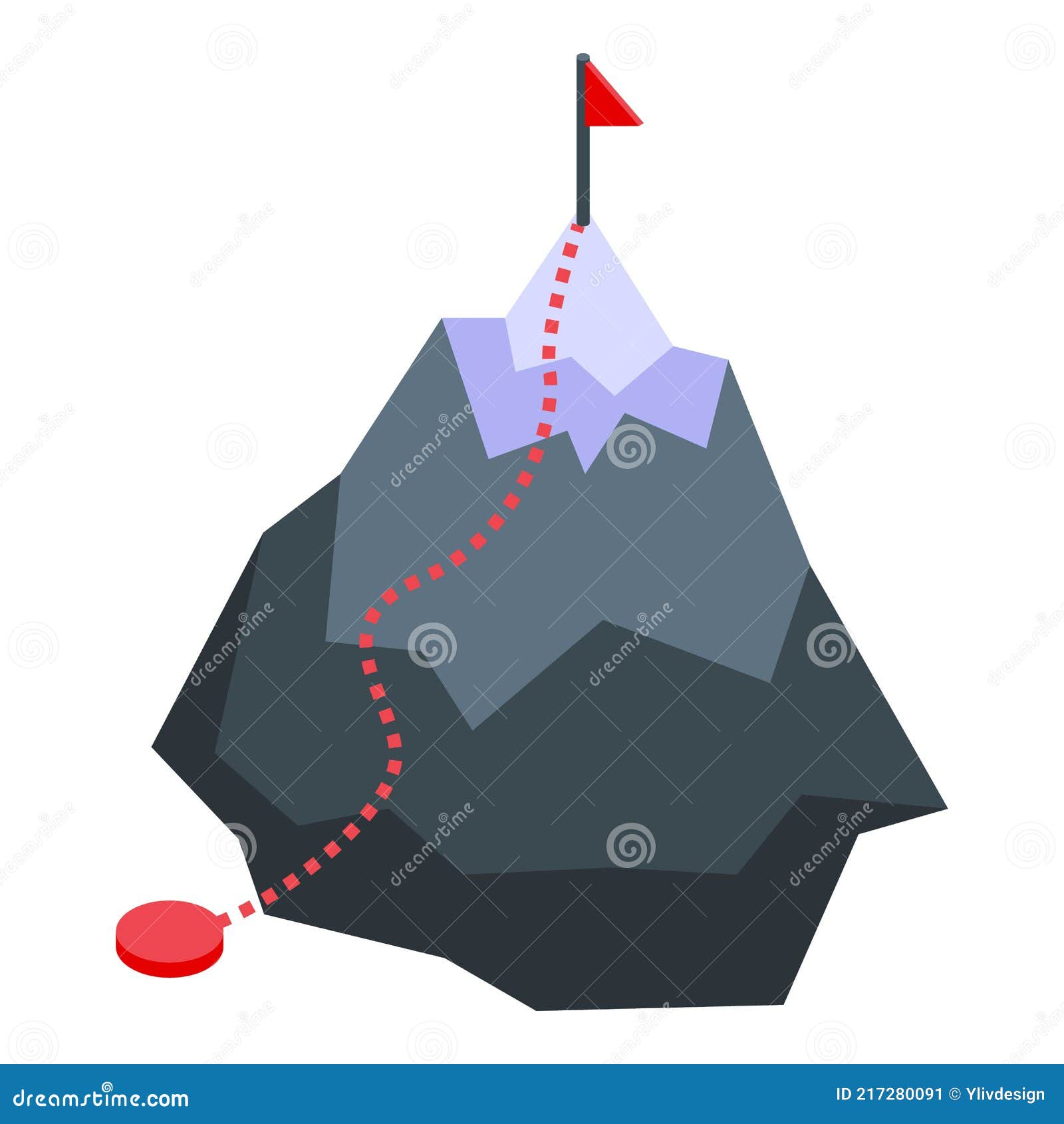 Personal Target Icon, Isometric Style Stock Vector - Illustration of ...