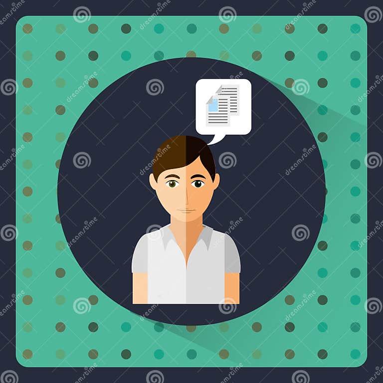 Personal thought stock vector. Illustration of symbol - 58873137