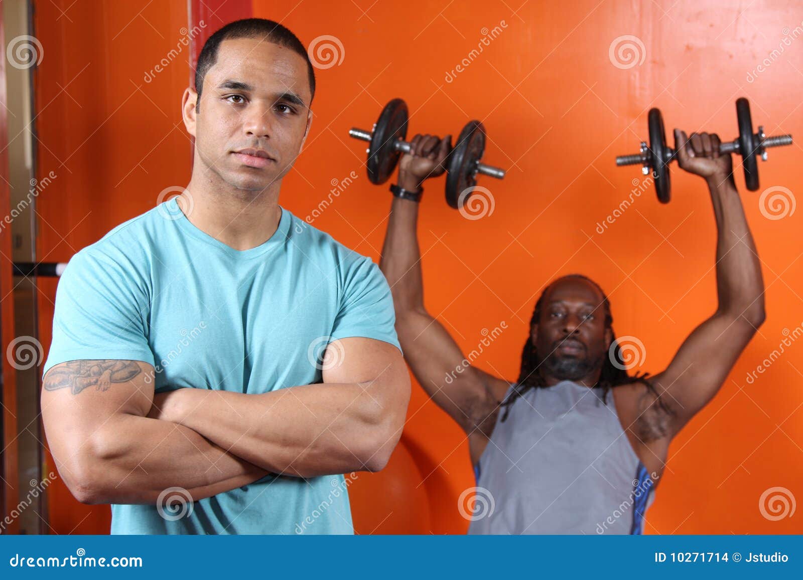 Personal Trainer and Trainee Stock Photo - Image of apprentice ...