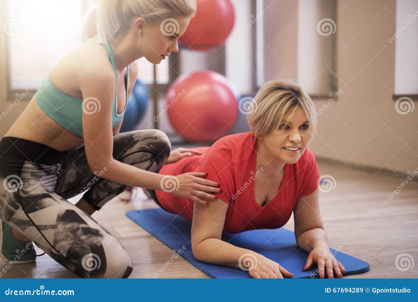 Personal training stock image. Image of human, exercise - 67694289