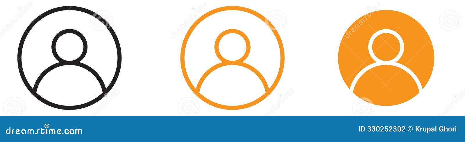 Personal User Icon for Profiles and Identification Graphics Ideal for ...