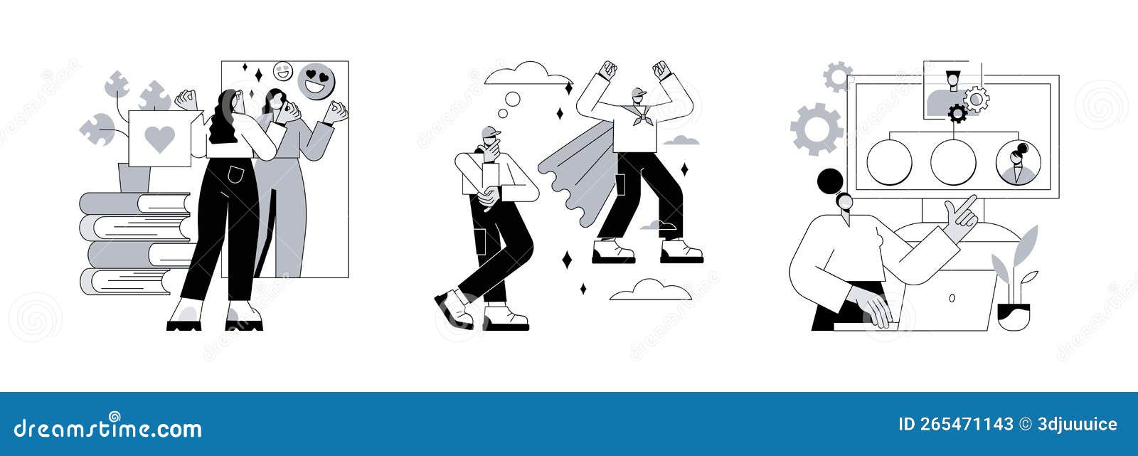 Personality Trait Abstract Concept Vector Illustrations. Stock Vector ...