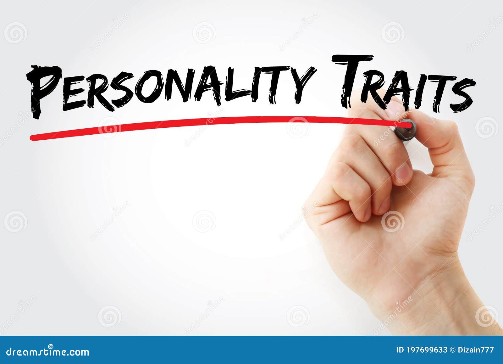 Personality Traits Text With Marker Royalty-Free Stock Photography ...