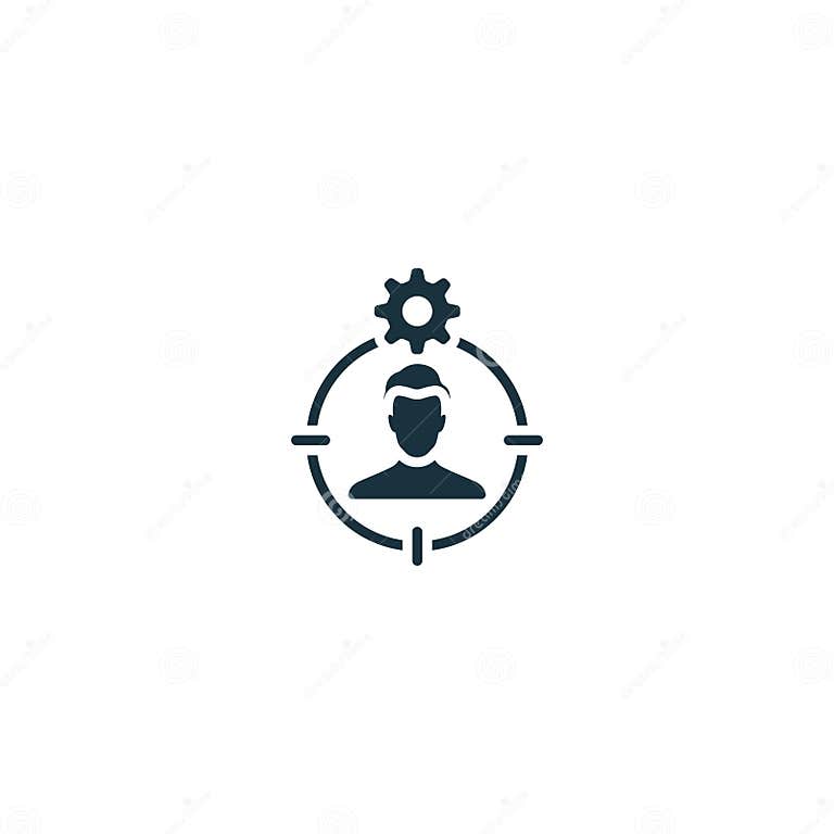 Personalization Icon. Monochrome Simple Virtual Assistant Icon for ...