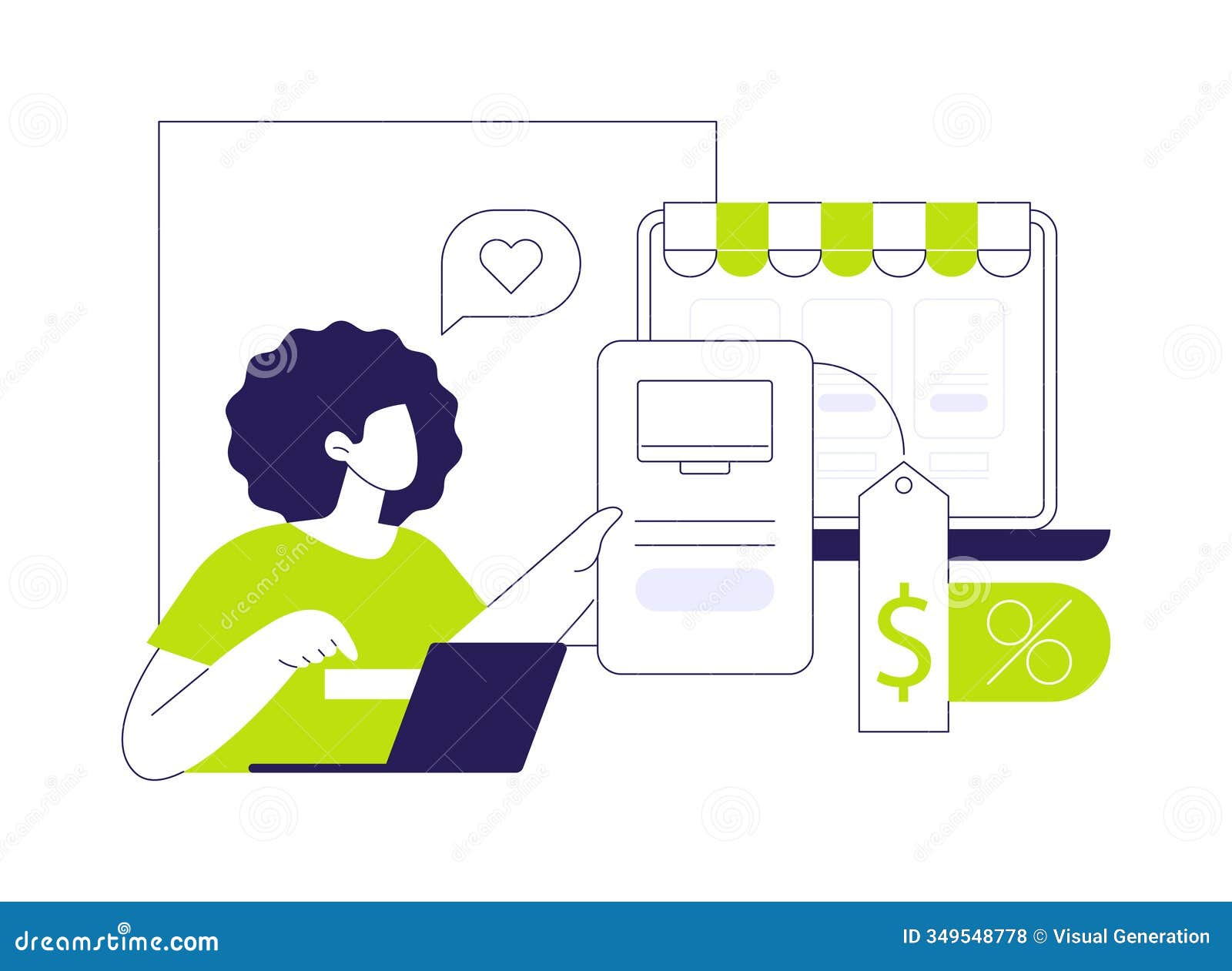 Personalized Customer Experience Isolated Cartoon Vector Illustrations ...