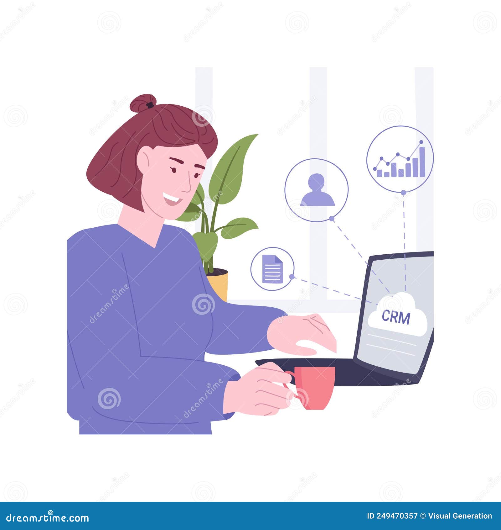 Personalized Customer Experience Isolated Cartoon Vector Illustrations ... Personalized Customer Experience Isolated Cartoon Vector Illustrations ...