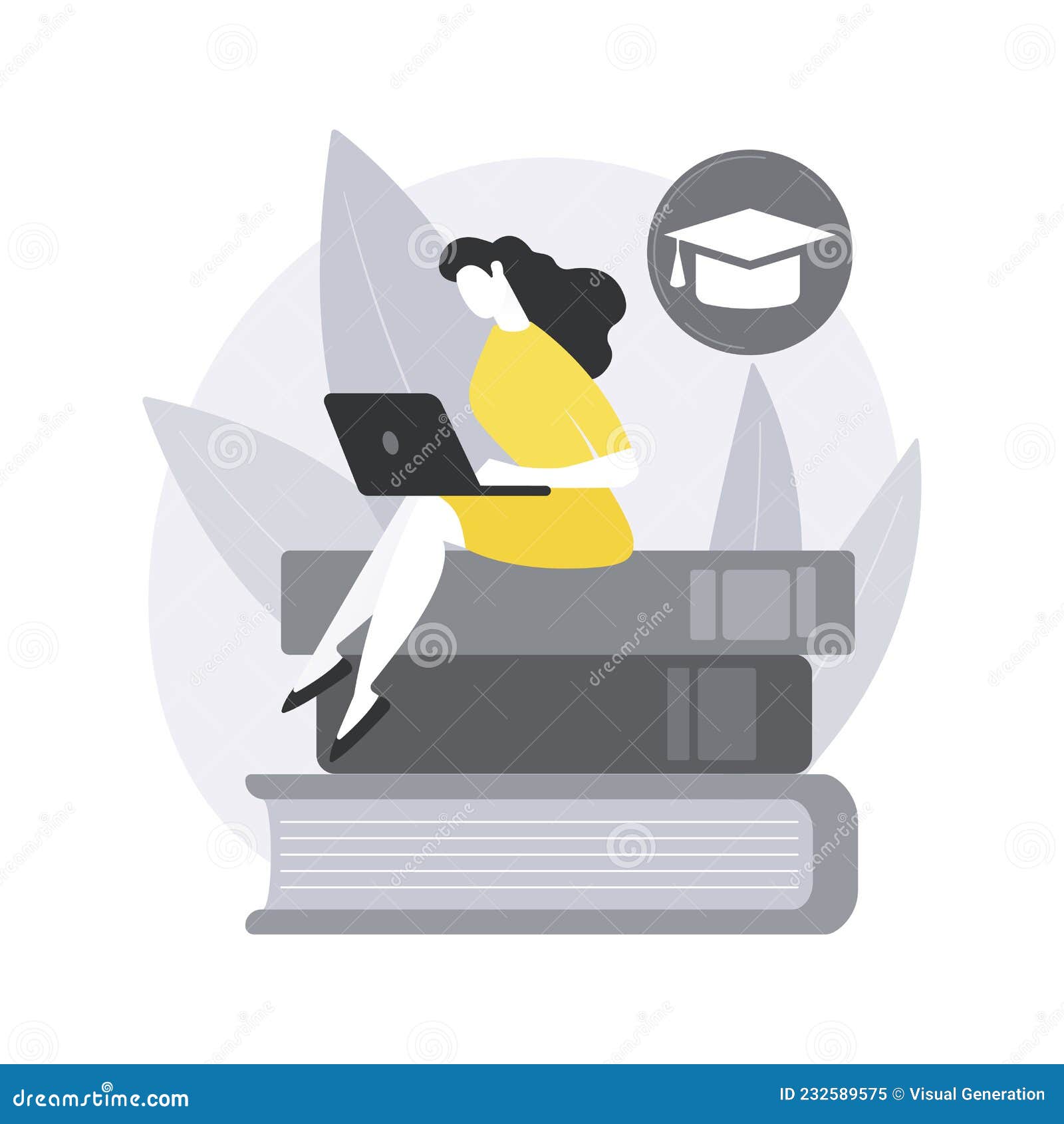 Personalized Learning Abstract Concept Vector Illustration. Stock ...