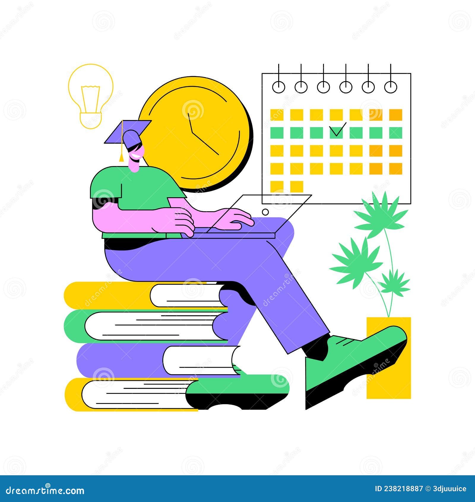 Personalized Learning Abstract Concept Vector Illustration. Stock ...