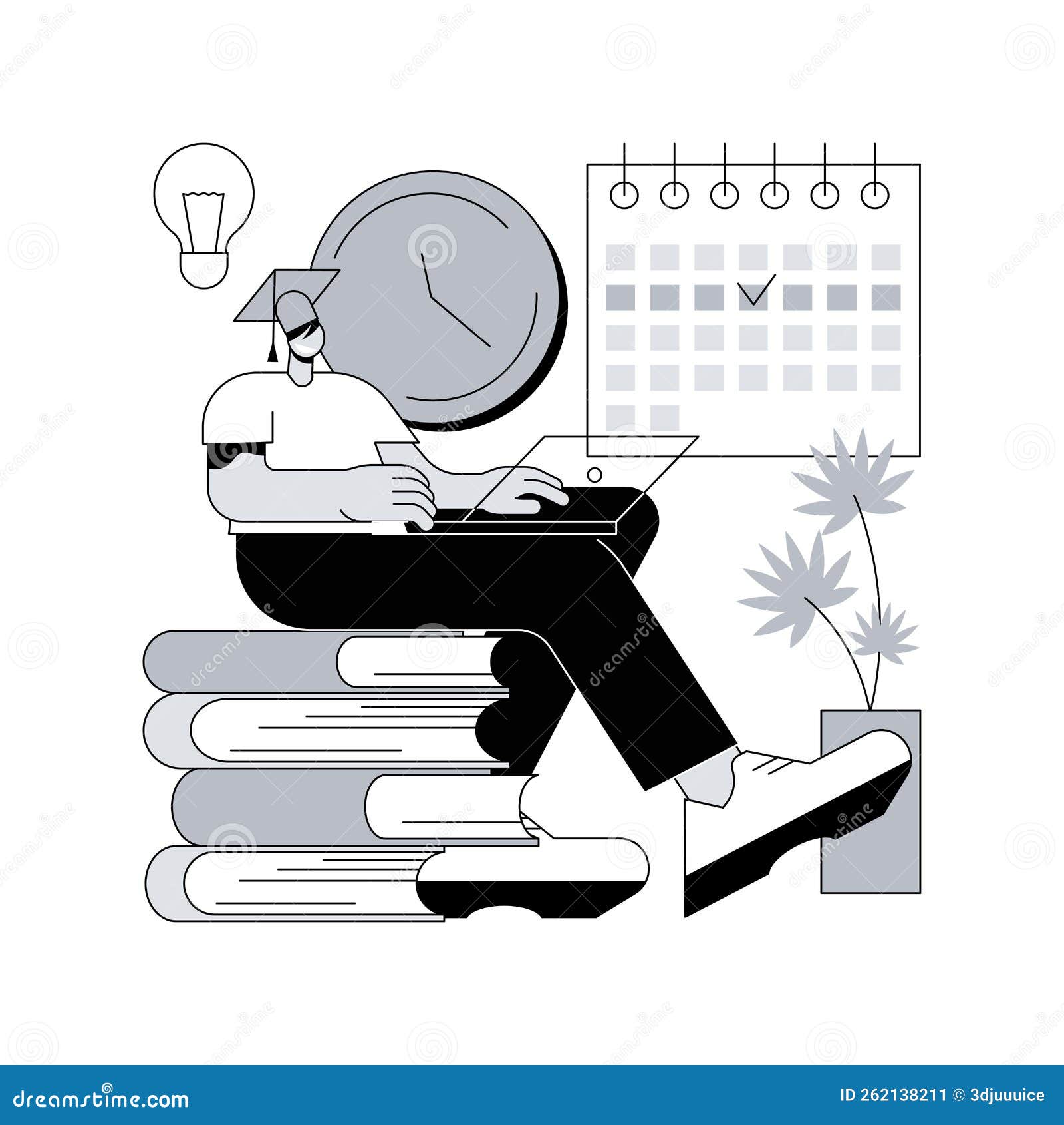 Personalized Learning Abstract Concept Vector Illustration. Stock ...