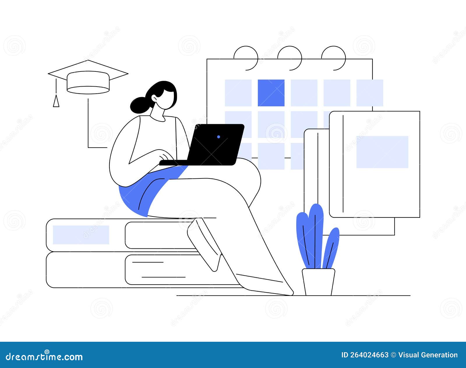 Personalized Learning Abstract Concept Vector Illustration. Stock ...