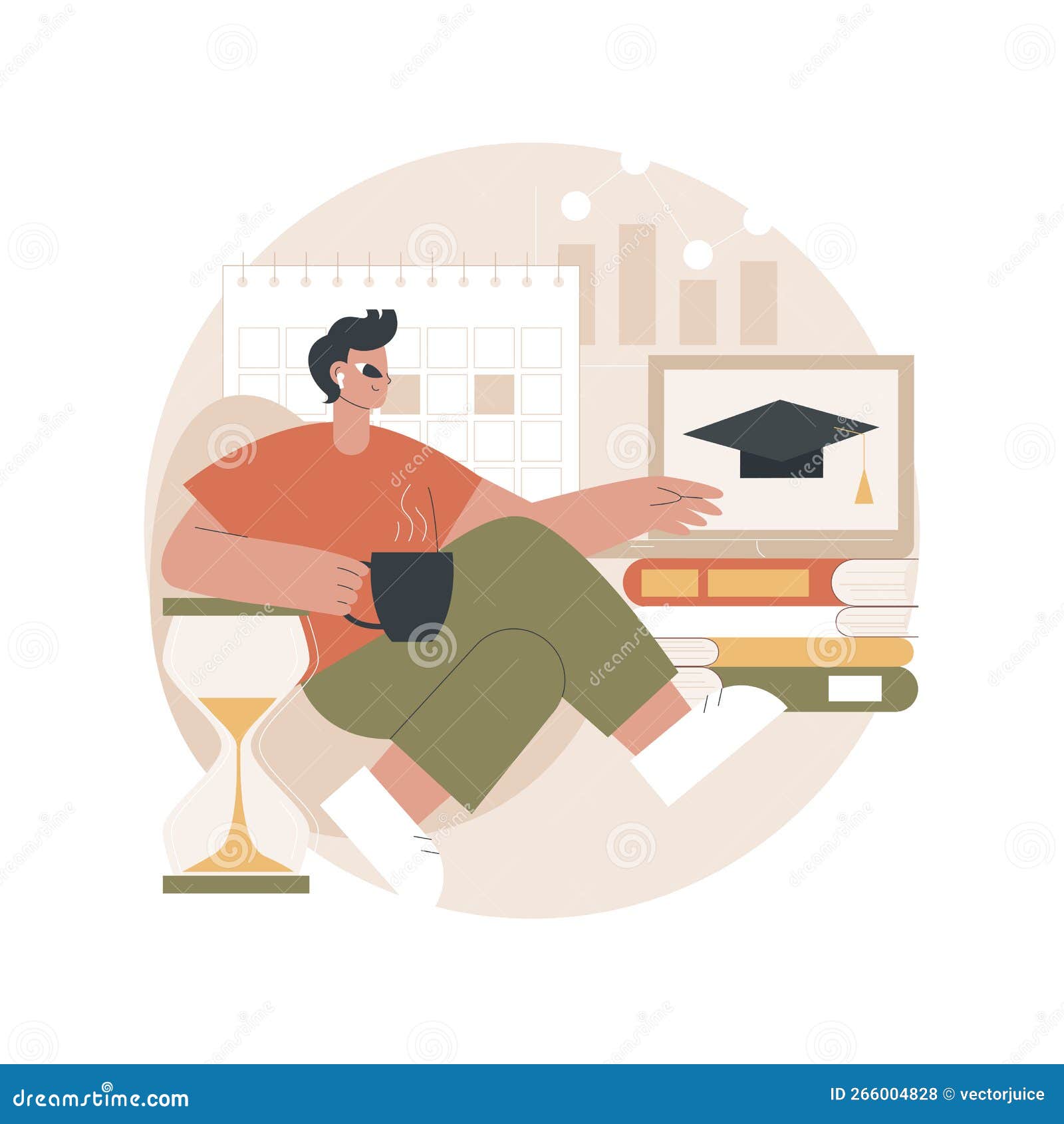 Personalized Learning Abstract Concept Vector Illustration Stock Vector ...