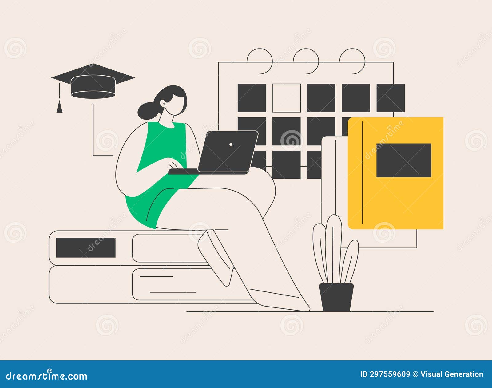 Personalized Learning Abstract Concept Vector Illustration. Stock ...