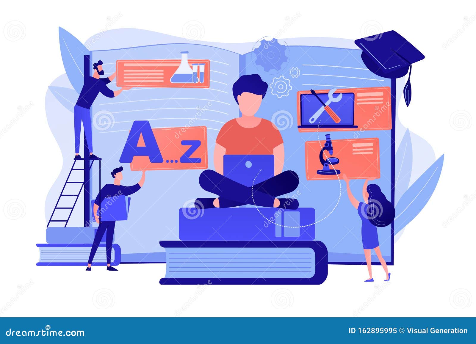 Personalized Learning Concept Vector Illustration Stock Vector ...