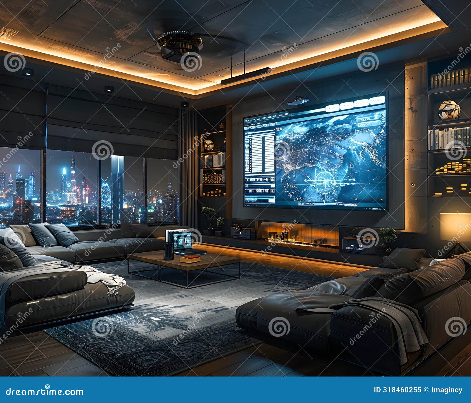 Personalized Luxury Entertainment in a High Tech Smart Living Space ...