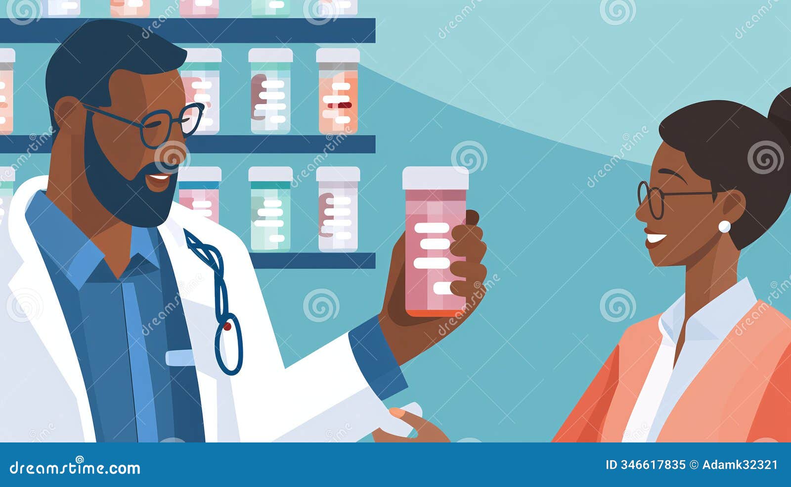 Personalized Medication for Patients in Pharmacy Setting Stock ...