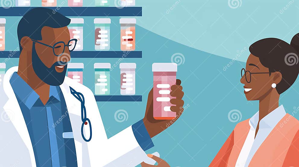 Personalized Medication for Patients in Pharmacy Setting Stock ...