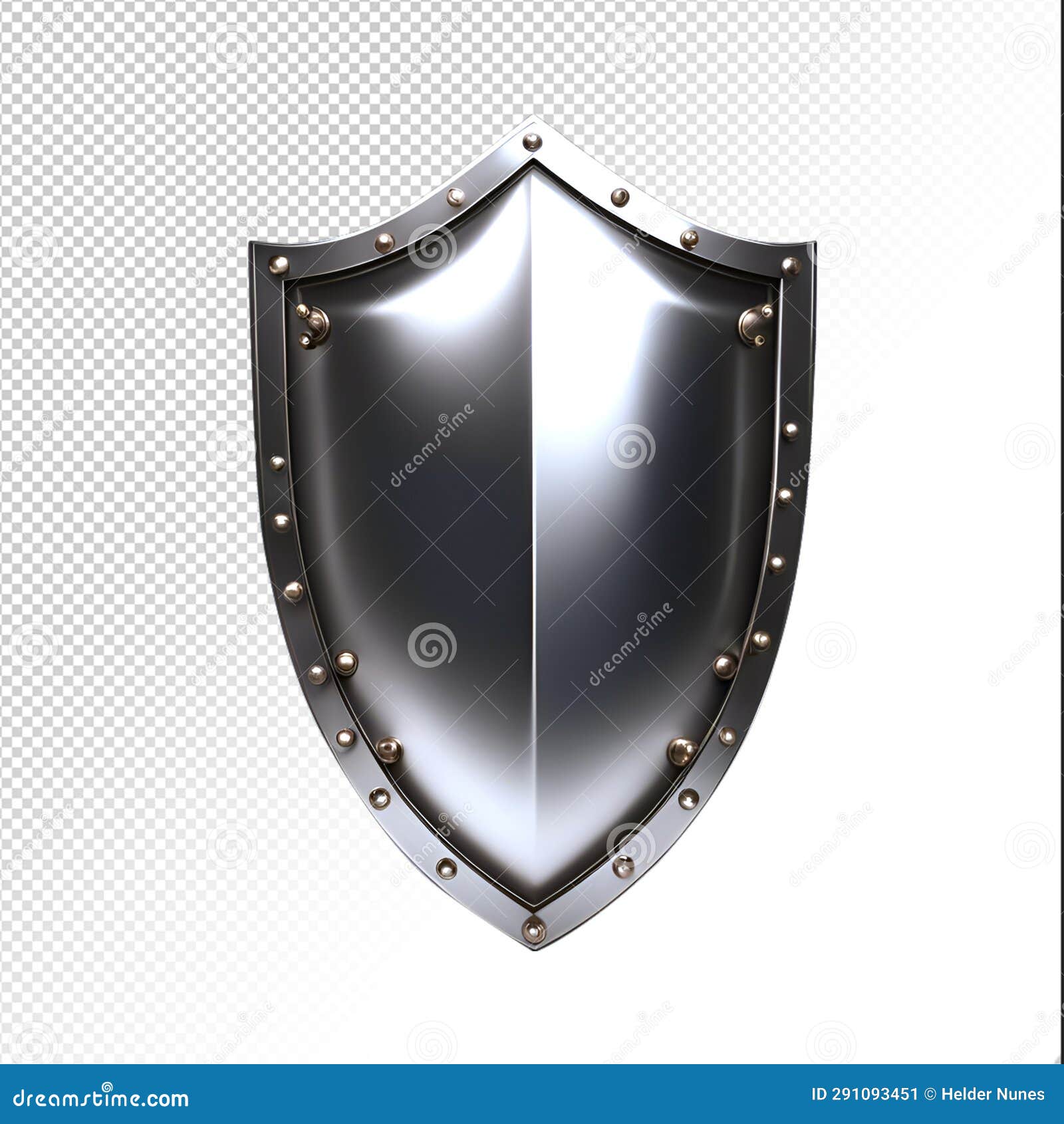 Personalized Medieval Style Metal Shield Stock Vector - Illustration of ...