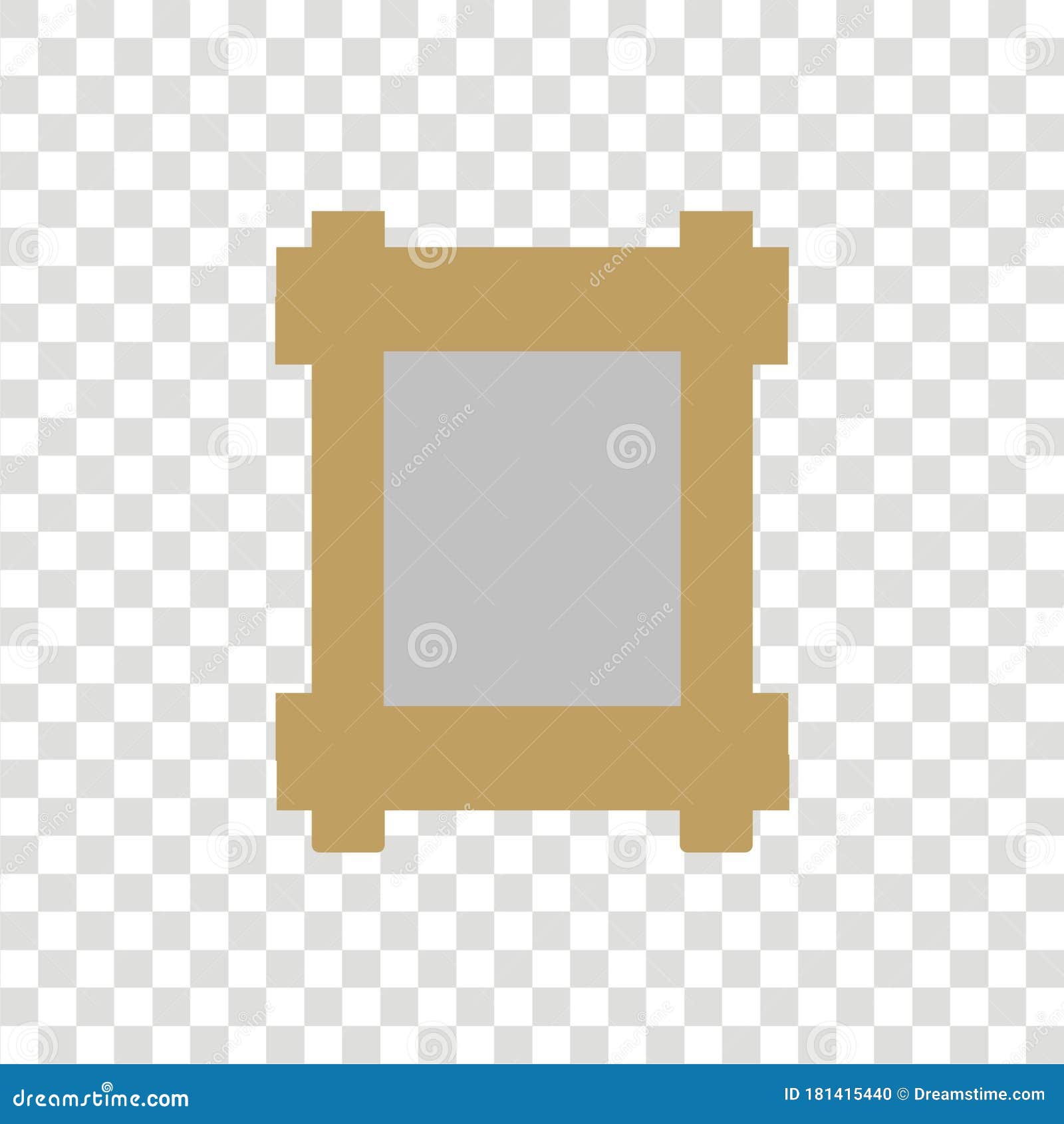 Personalized Photo Frame Template In Black On Transparent Background ...