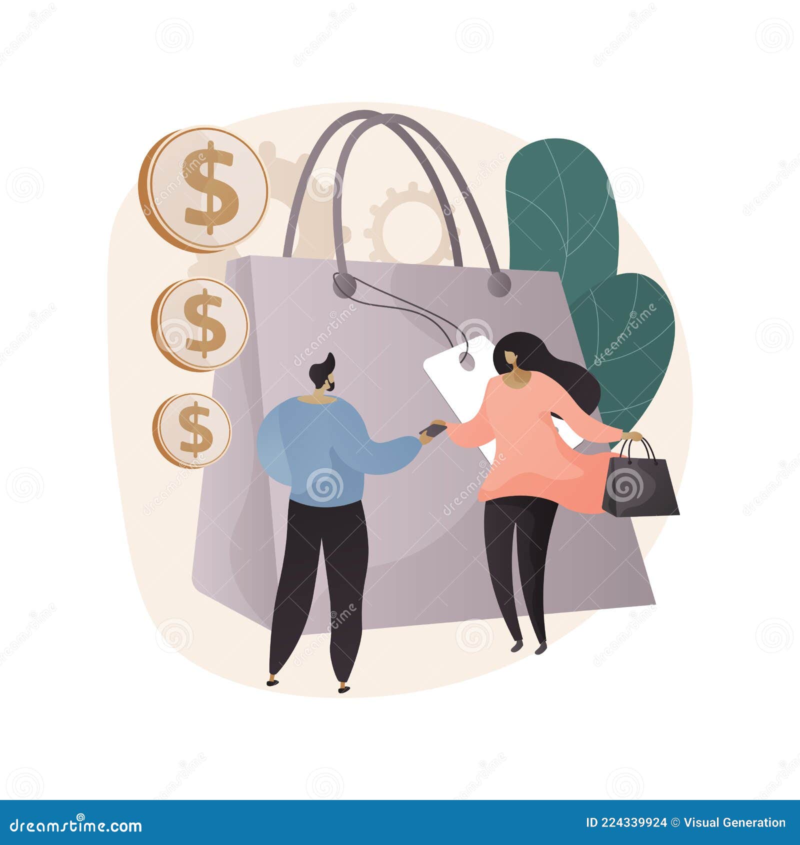 Personalized Selling Abstract Concept Vector Illustration. Stock Vector ...