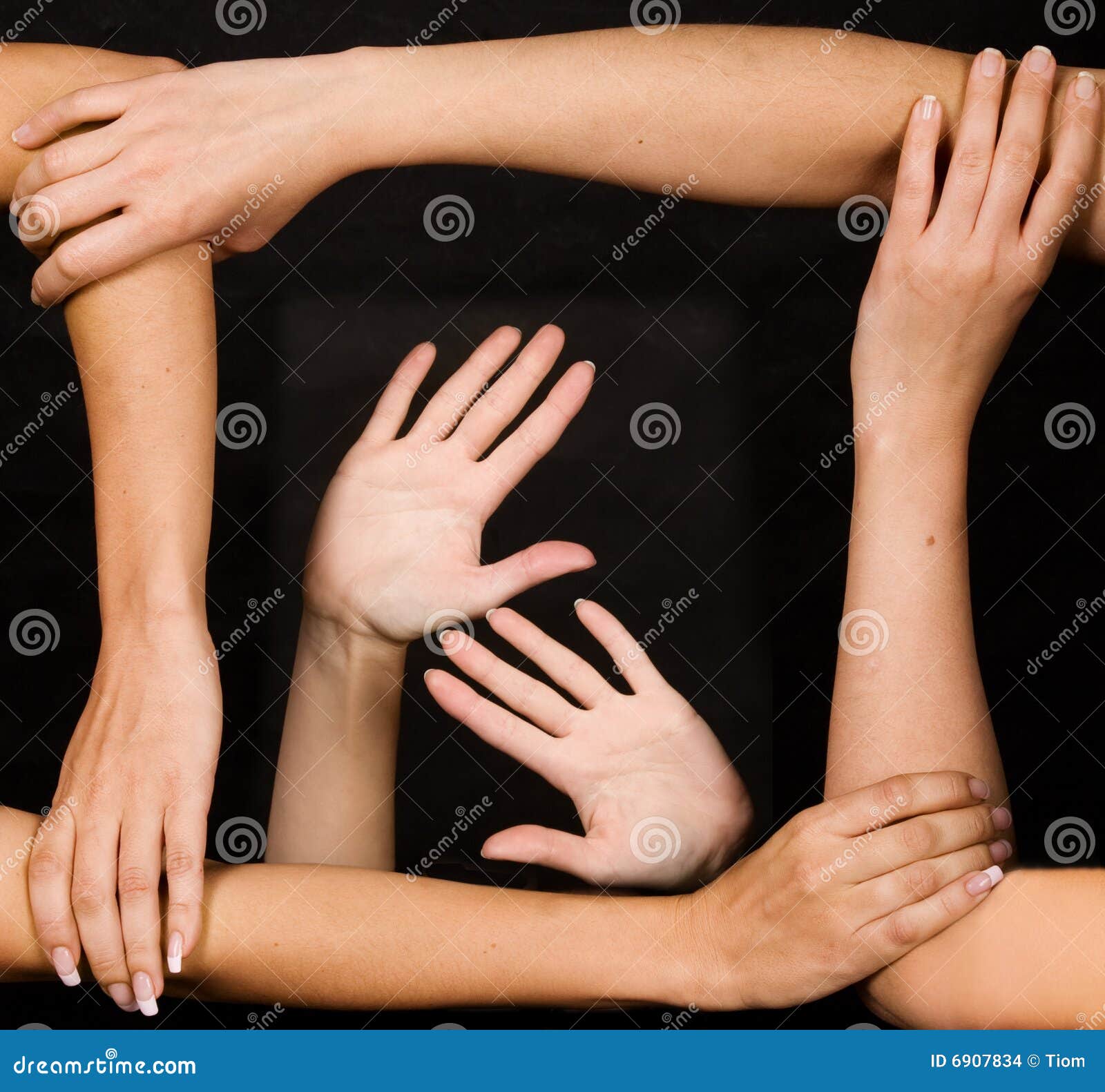 Personas fuertes de manos foto de archivo. Imagen de humano - 6907834