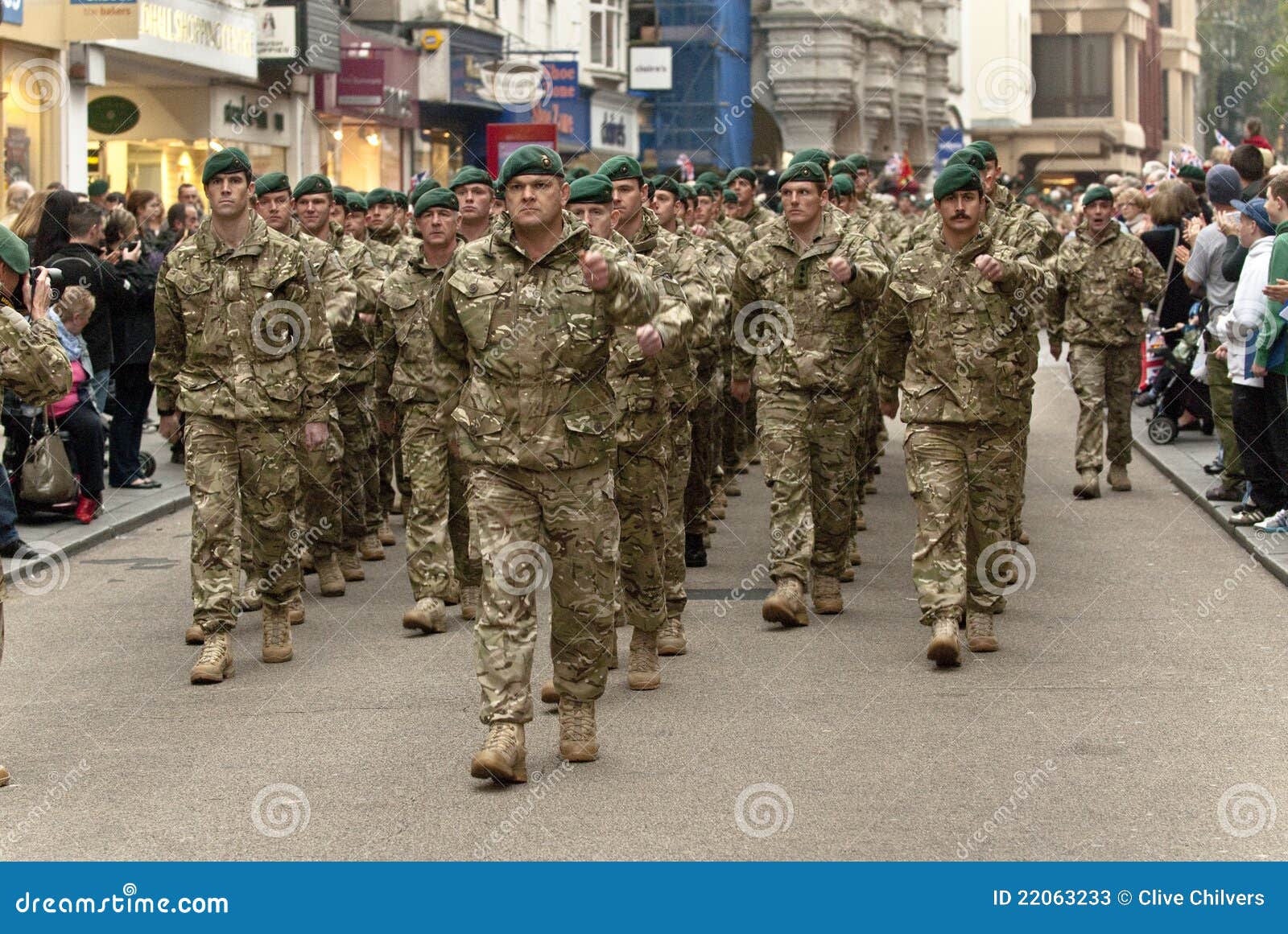 Personel from 3 Commando Brigade Marching Editorial Stock Photo - Image ...