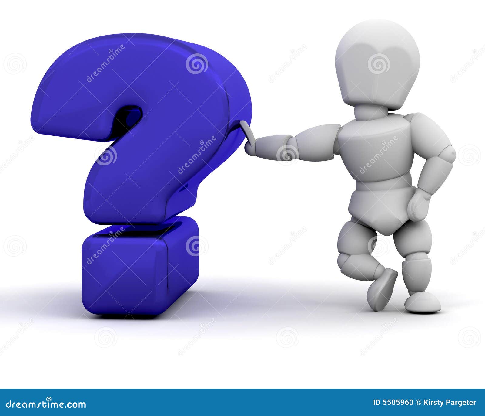 Personne Avec Le Point D'interrogation Illustration Stock ...