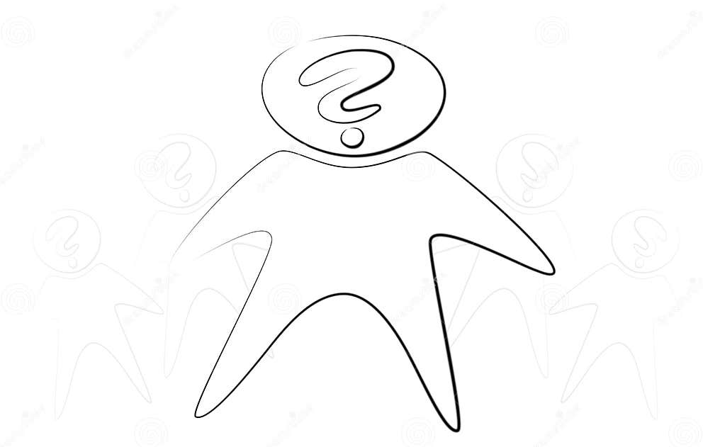 Personne inconnu illustration stock. Illustration du humains - 10387399