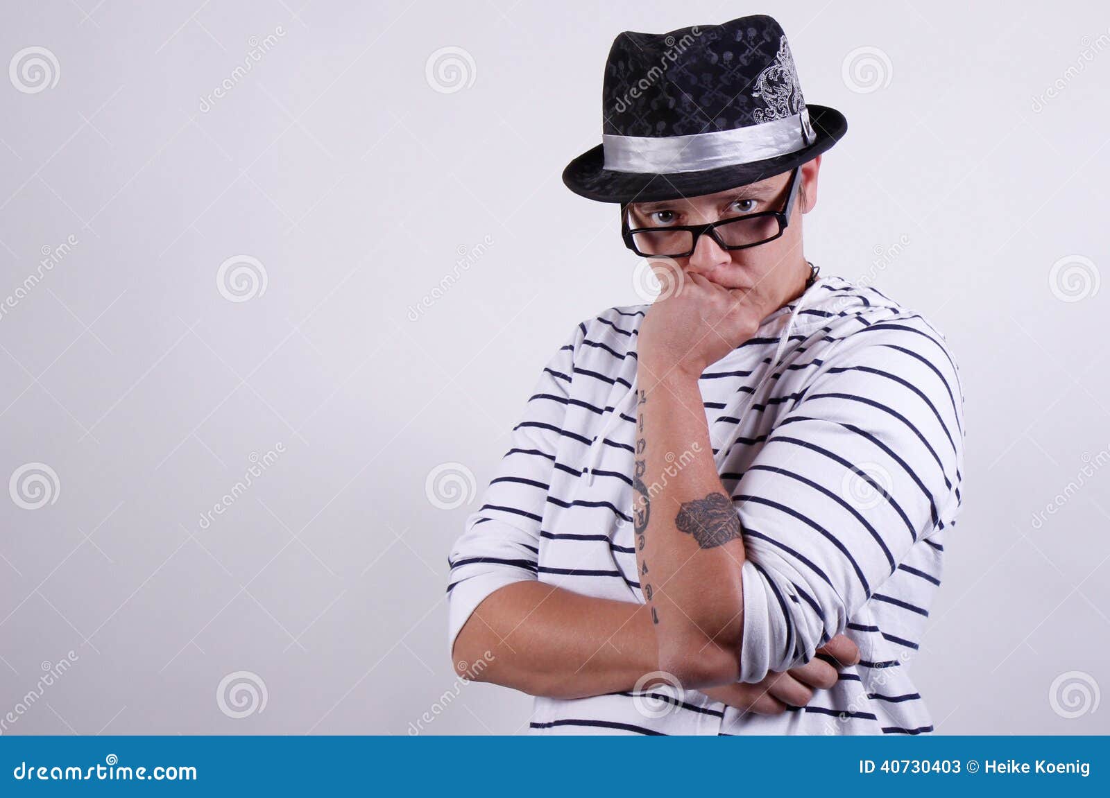 Personne sûre image stock. Image du considérez, personne - 40730403