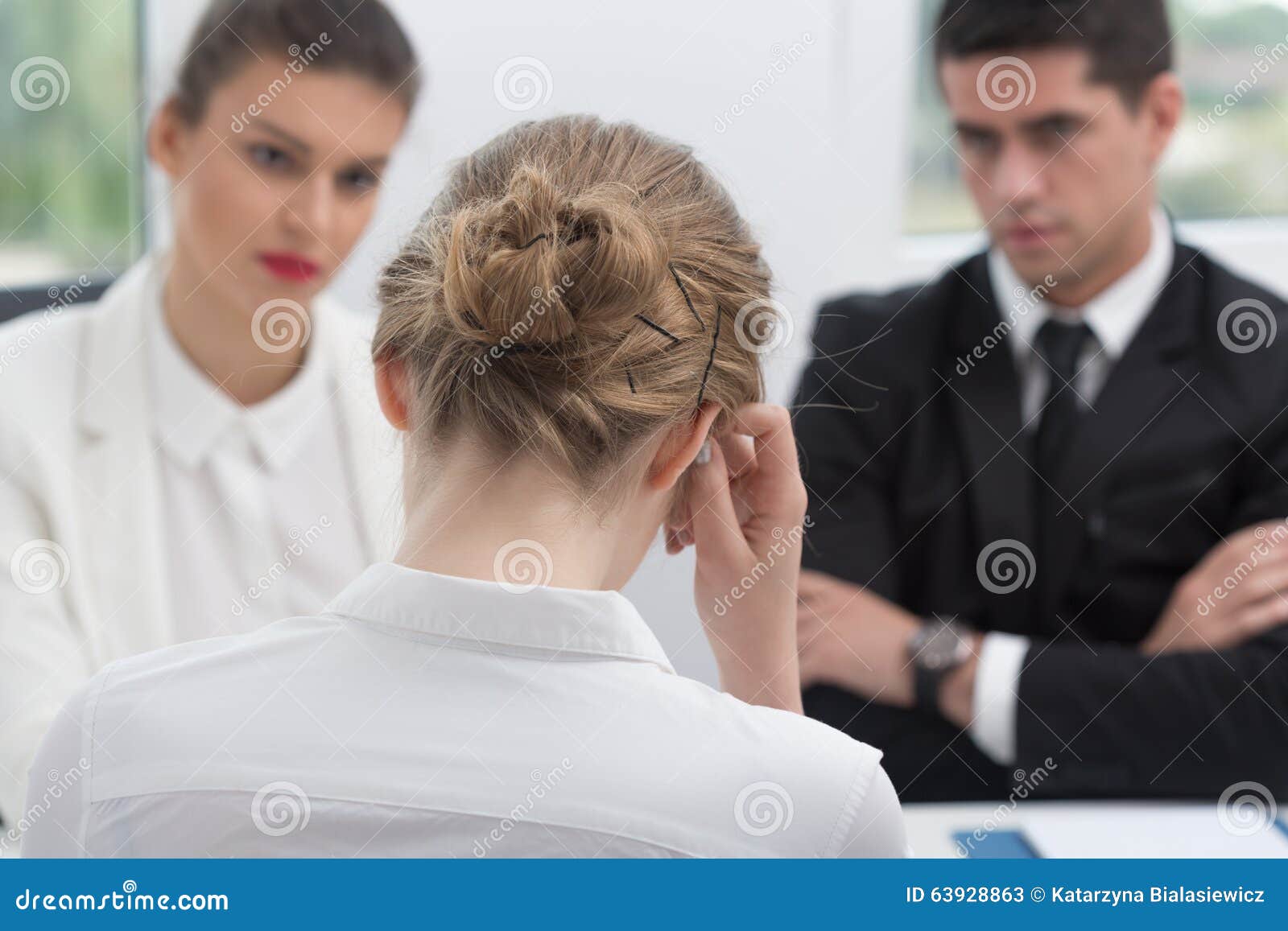 Personnel Managers during Interview Stock Image - Image of career ...