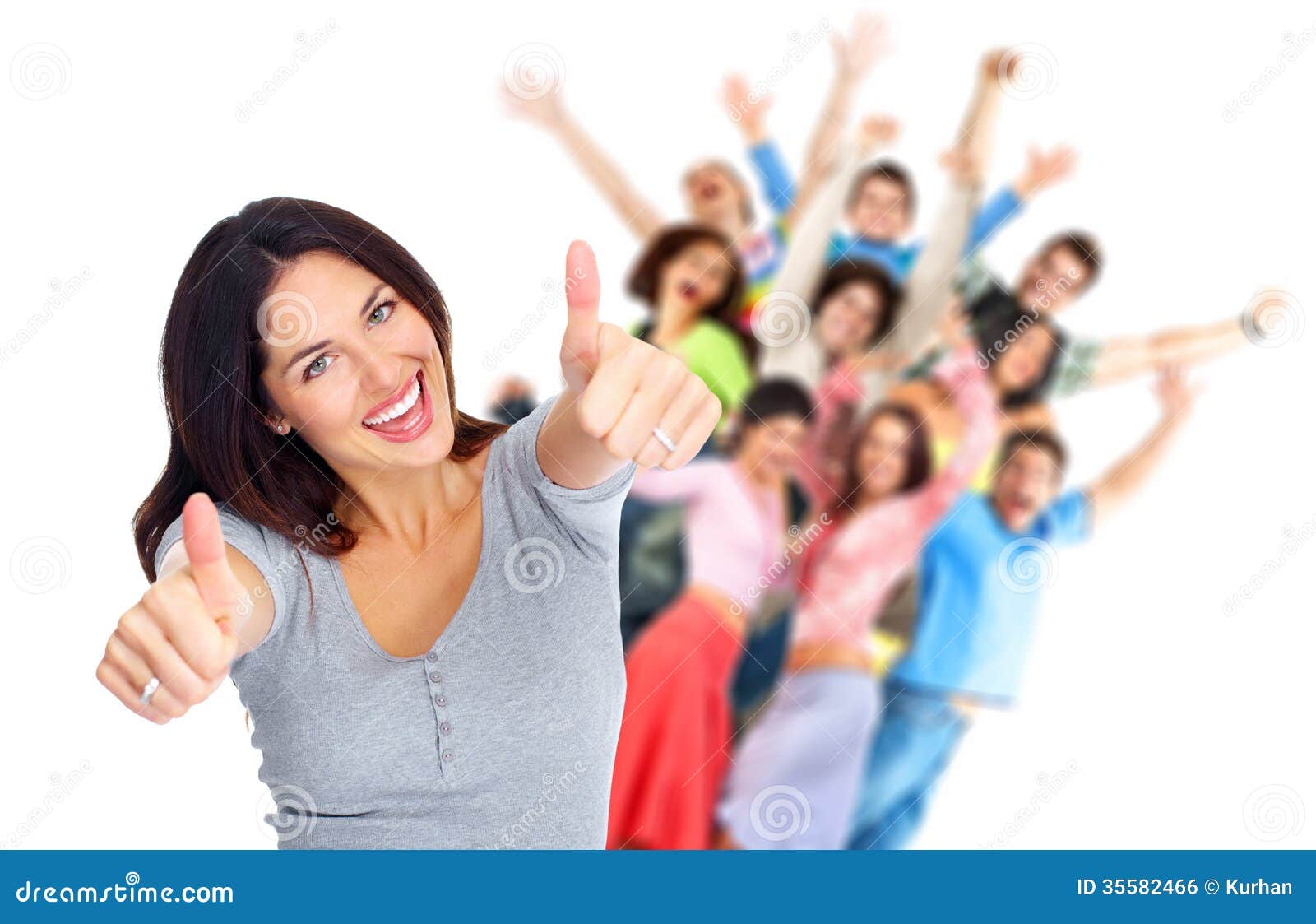 Personnes heureuses. photo stock. Image du community - 35582466